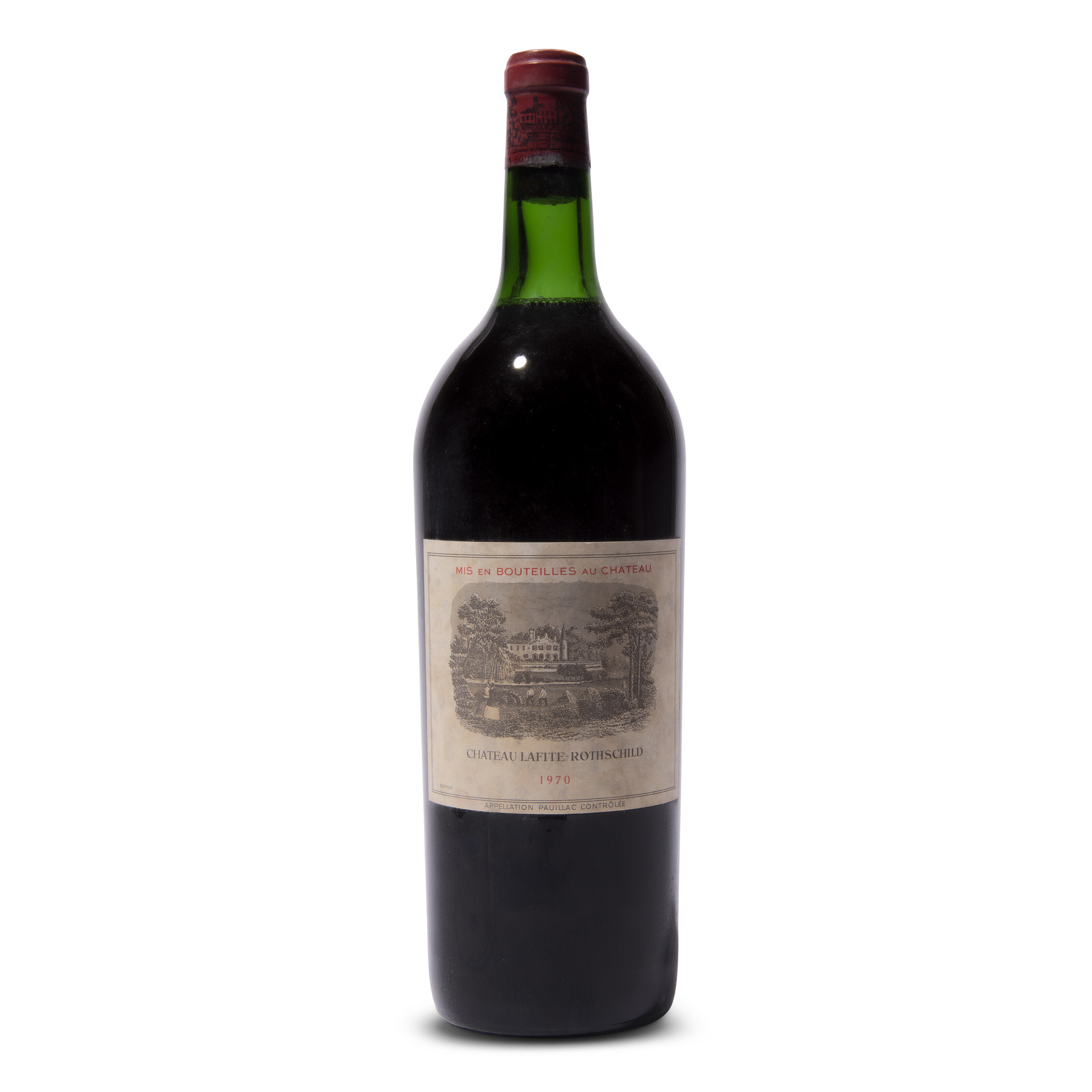 Mixed Lafite-Rothschild and Phélan-Ségur Magnums 1961-1970, Château Phélan-Ségur 1961Bin-soiled ...