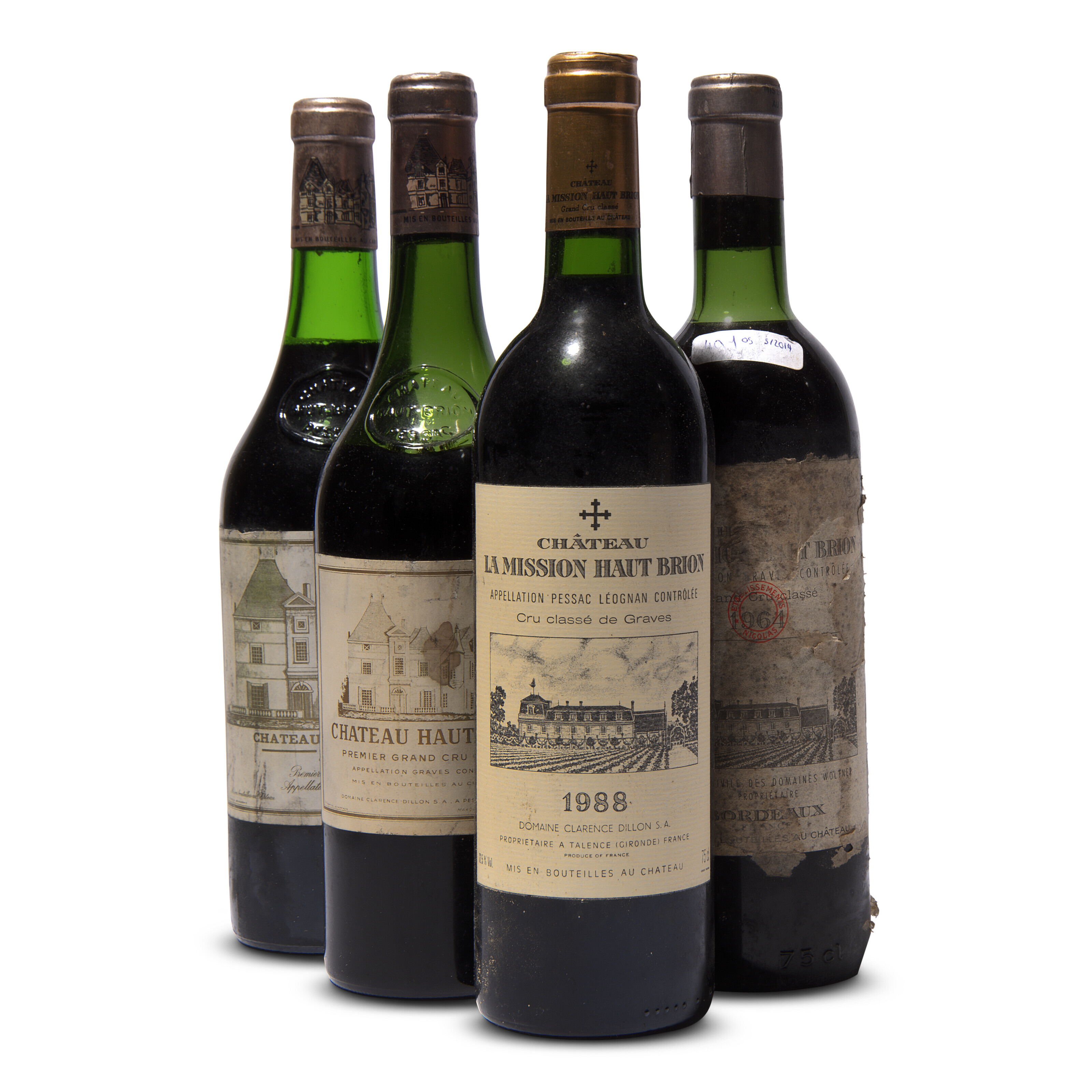 Mixed Haut-Brion and La Mission Haut Brion 1964-1988, Château Haut ...