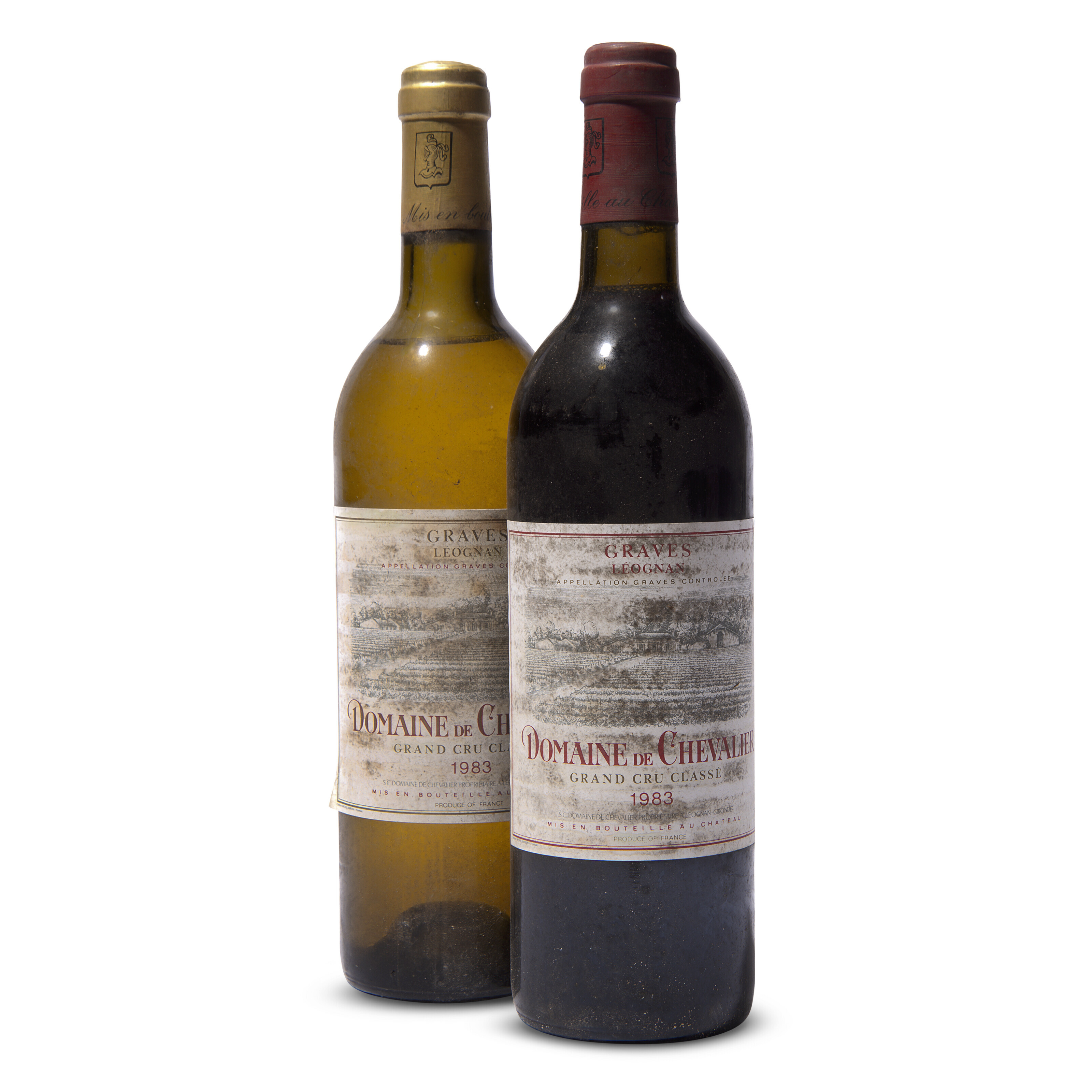 Mixed Domaine de Chevalier 1983 Red and White, Domaine de Chevalier ...