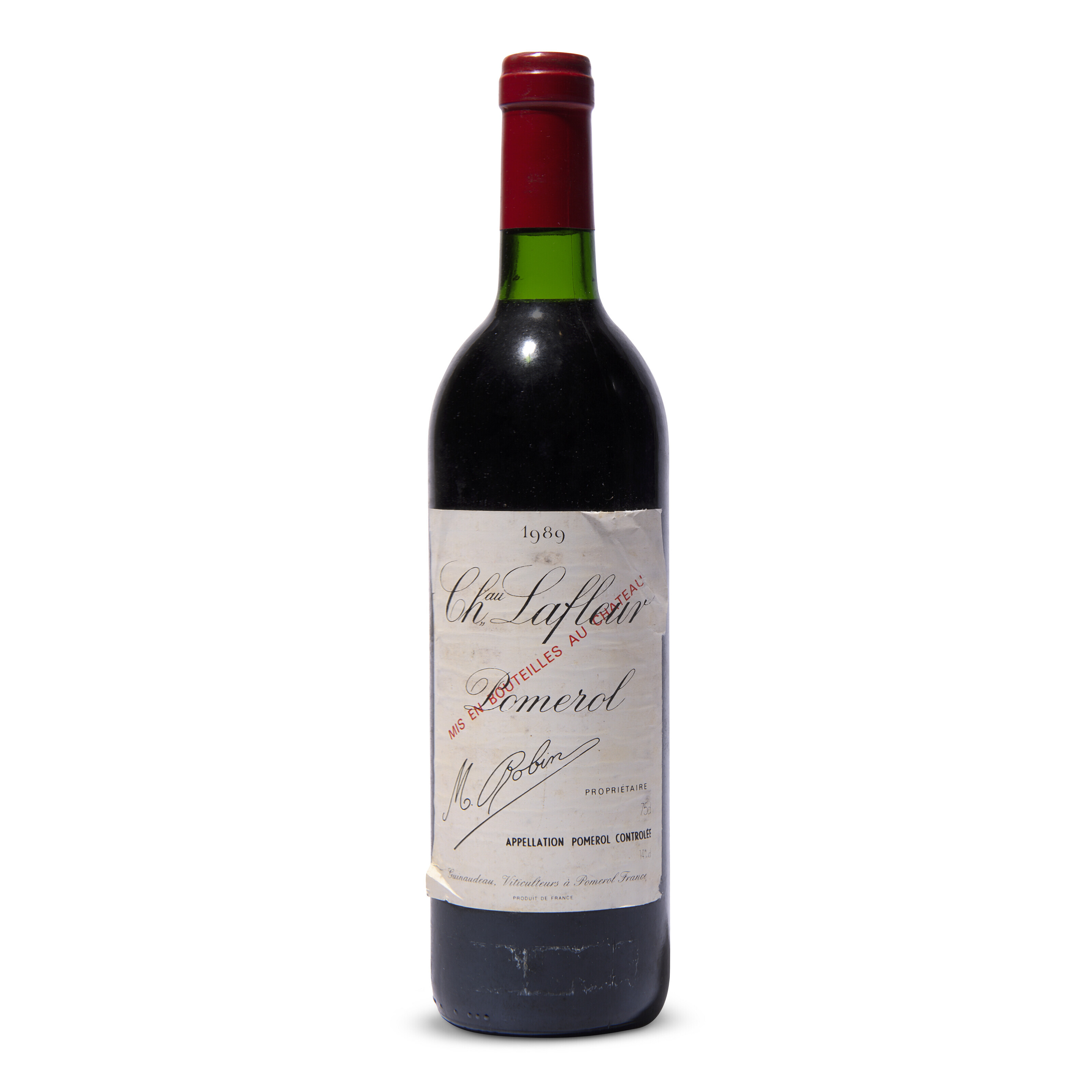 Château Lafleur 1989, PomerolBin-soiled labels. One badly damaged label ...