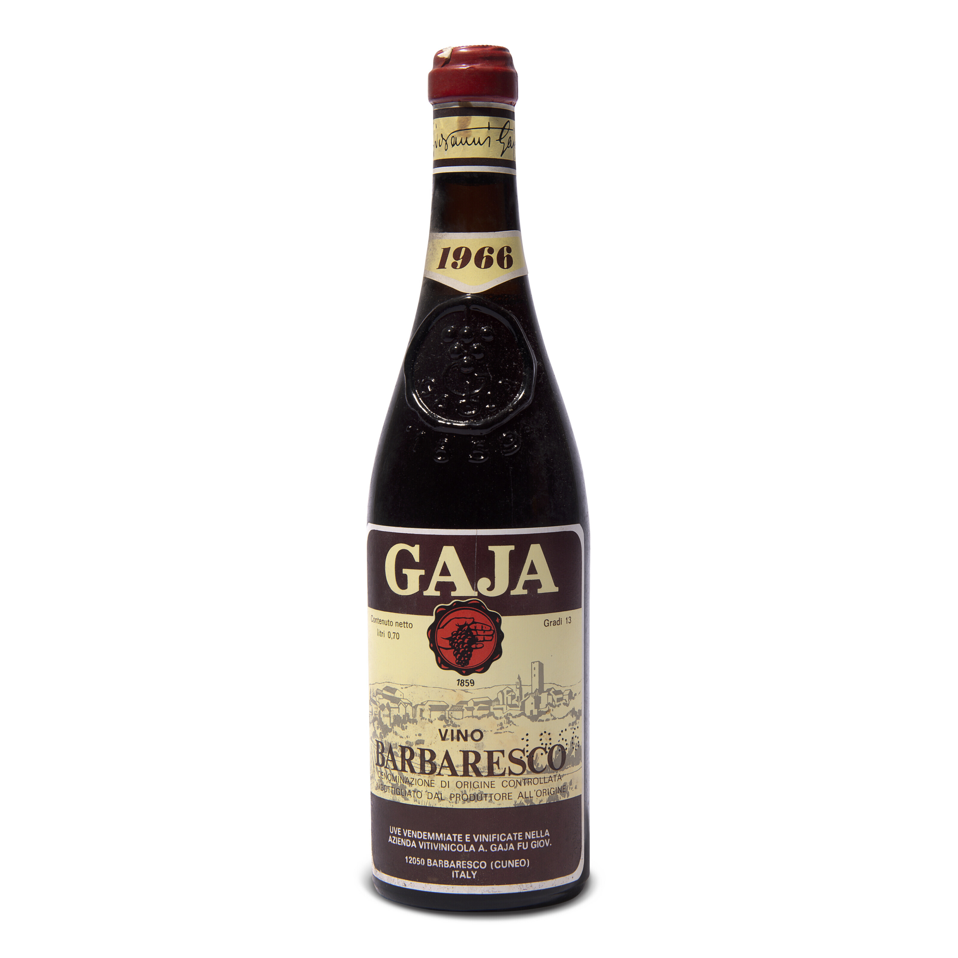 Mixed Gaja Barbaresco 1966-1997, Gaja, Barbaresco 1966Corroded and ...