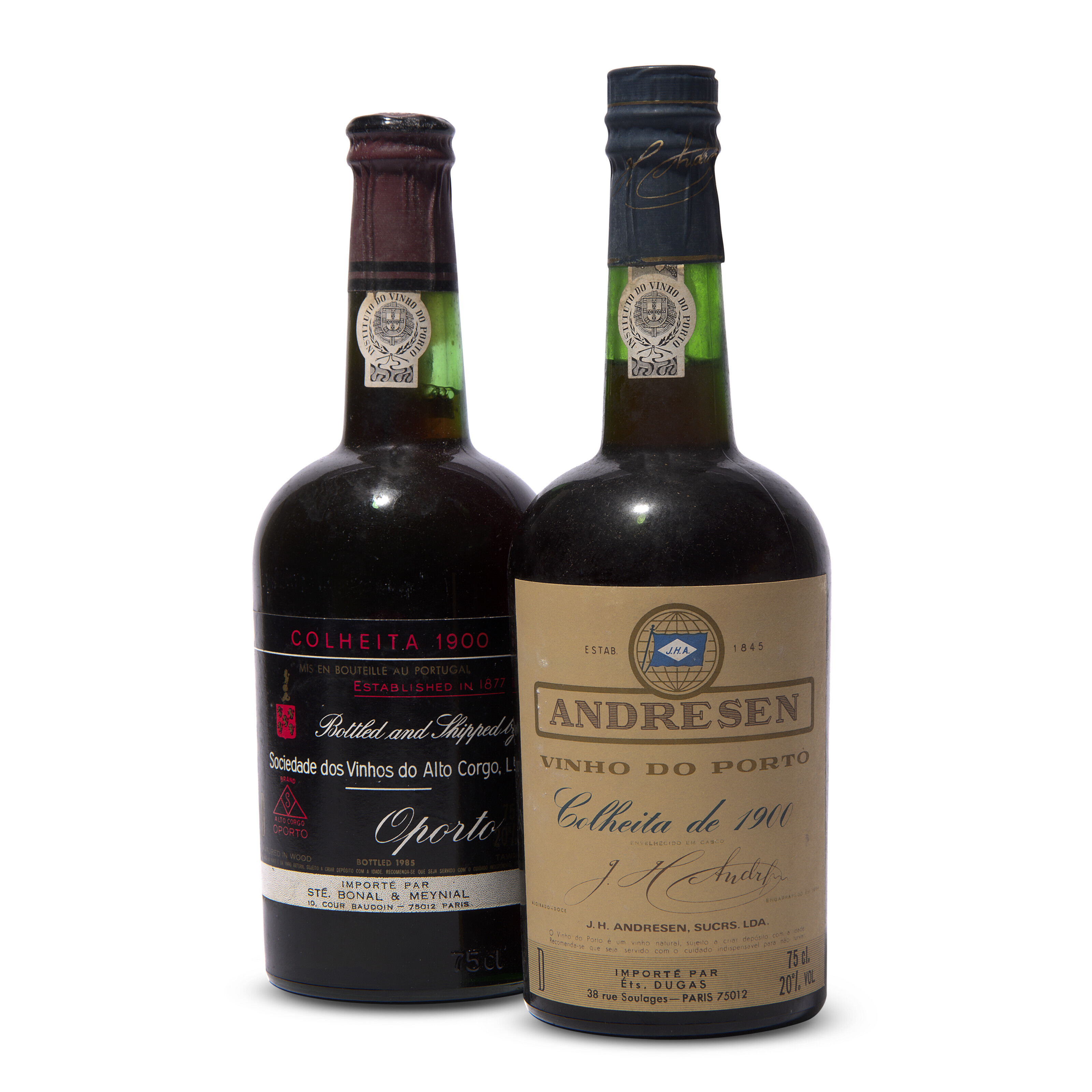 Mixed Port 1900-1937, Andresen Colheita 1900Level: into-neck (1)Porto ...