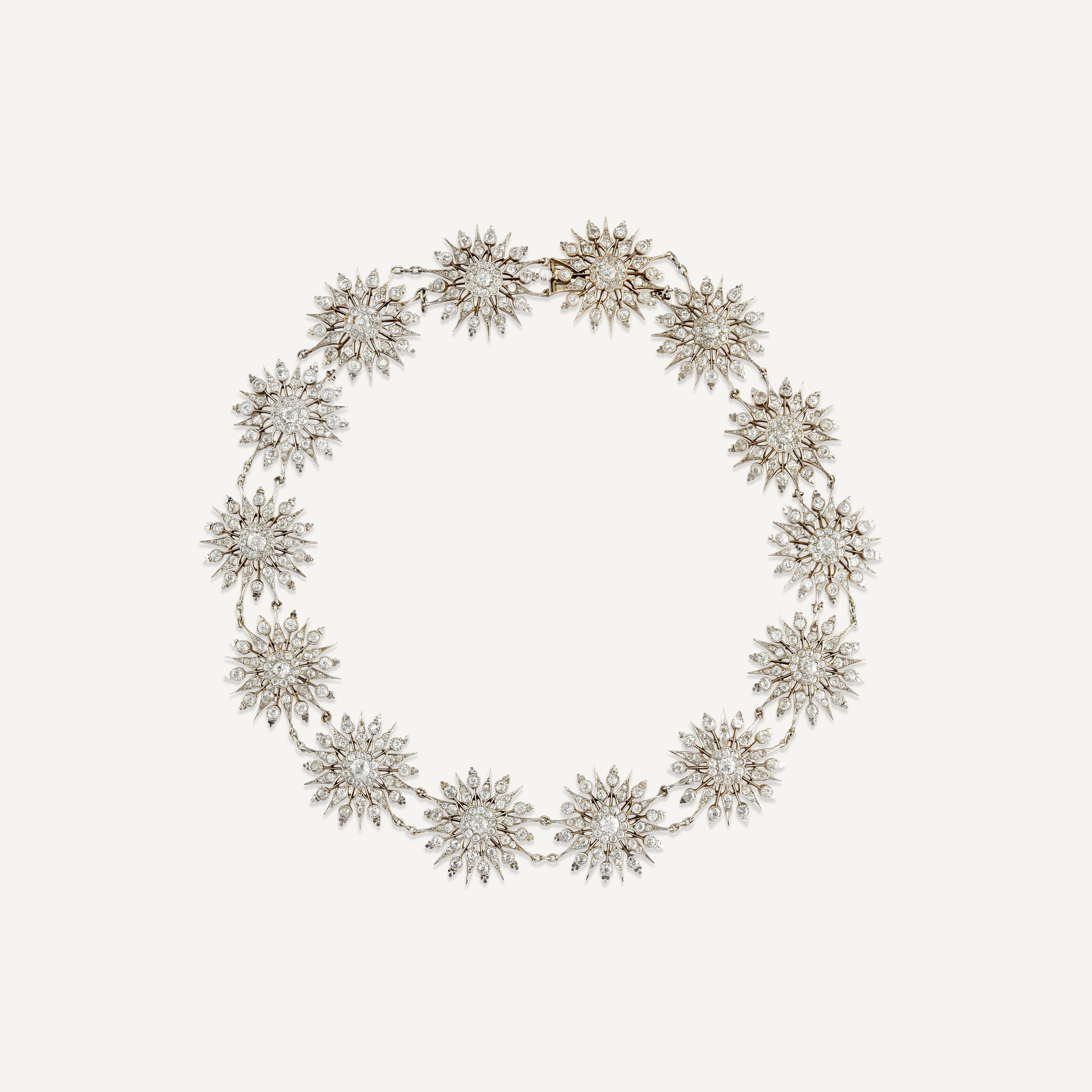 LATE 19TH CENTURY DIAMOND STAR NECKLACE, | Christie’s