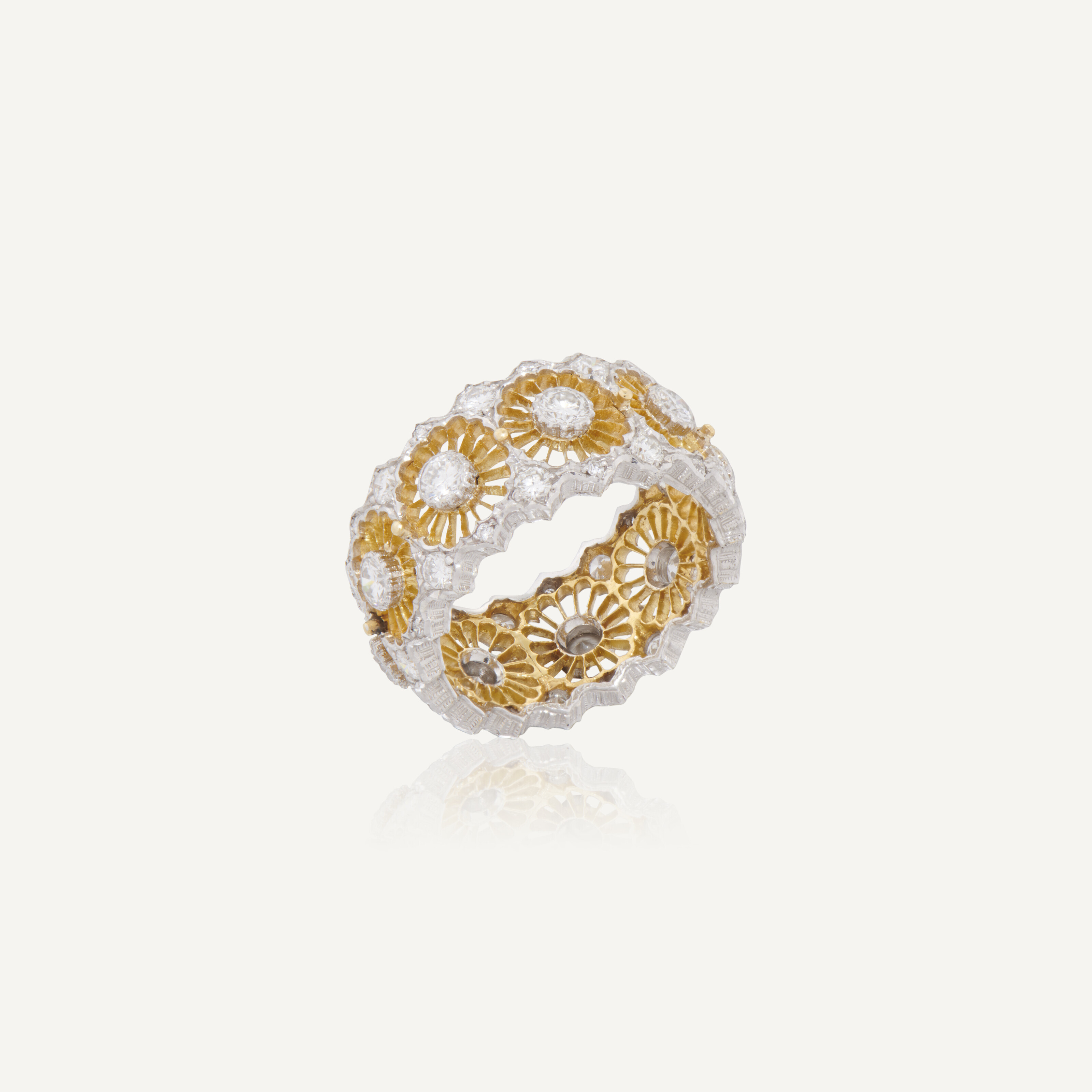 BUCCELLATI DIAMOND 'TULLE RAGGIERA ETERNELLE' RING, | Christie’s