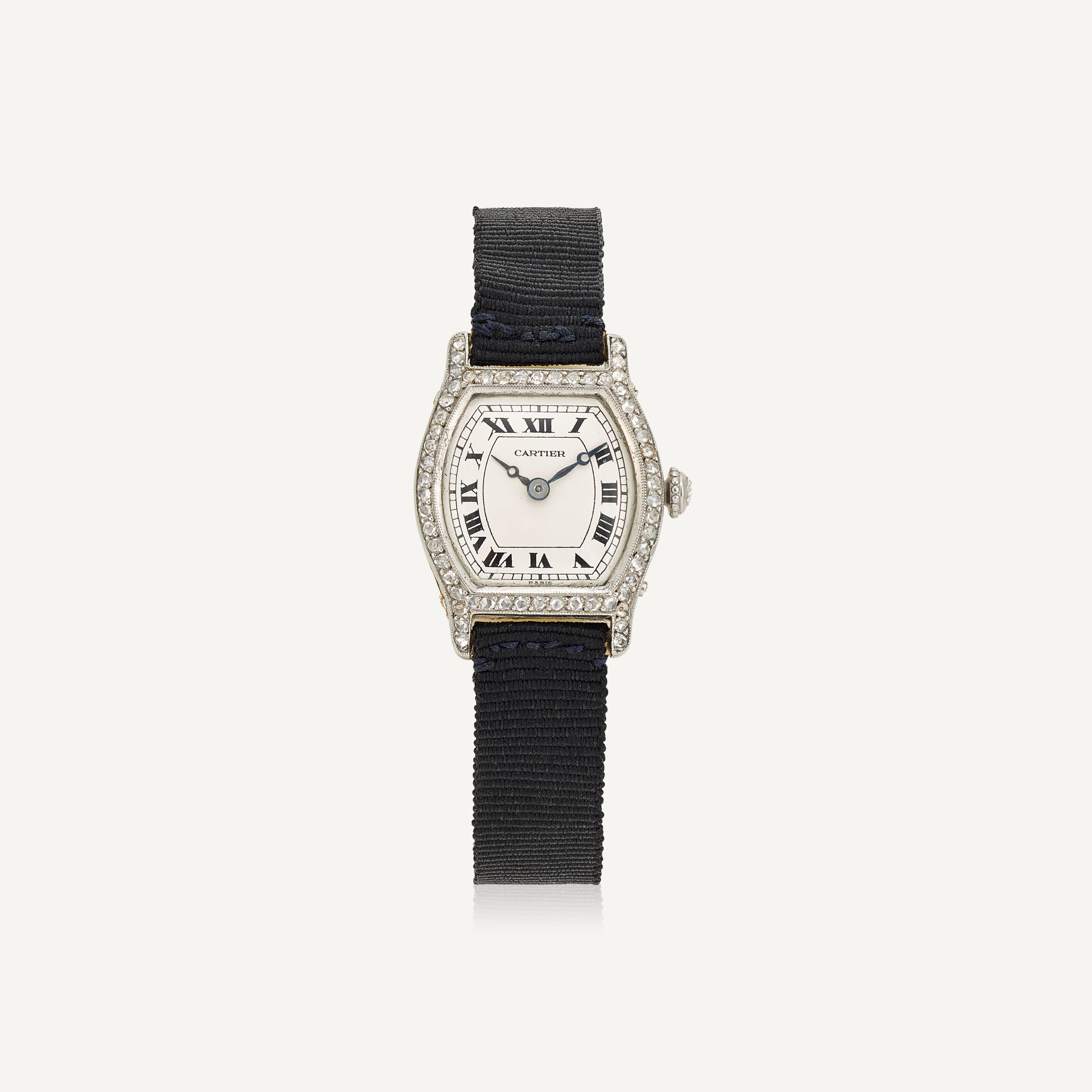 CARTIER EARLY 20TH CENTURY DIAMOND WRISTWATCH, | Christie’s