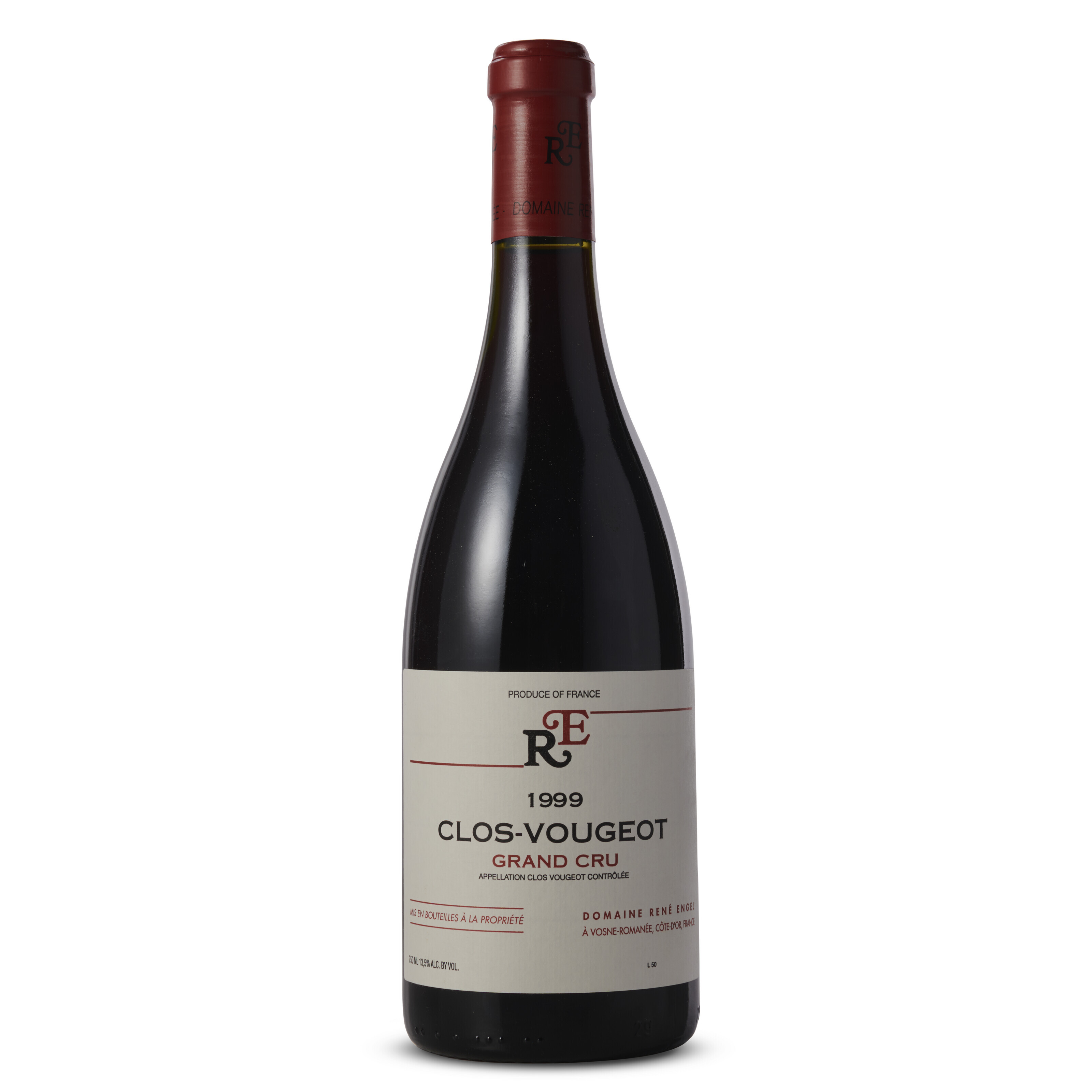 René Engel, Clos Vougeot 1999, Grand Cru, Côte de NuitsSlightly scuffed ...