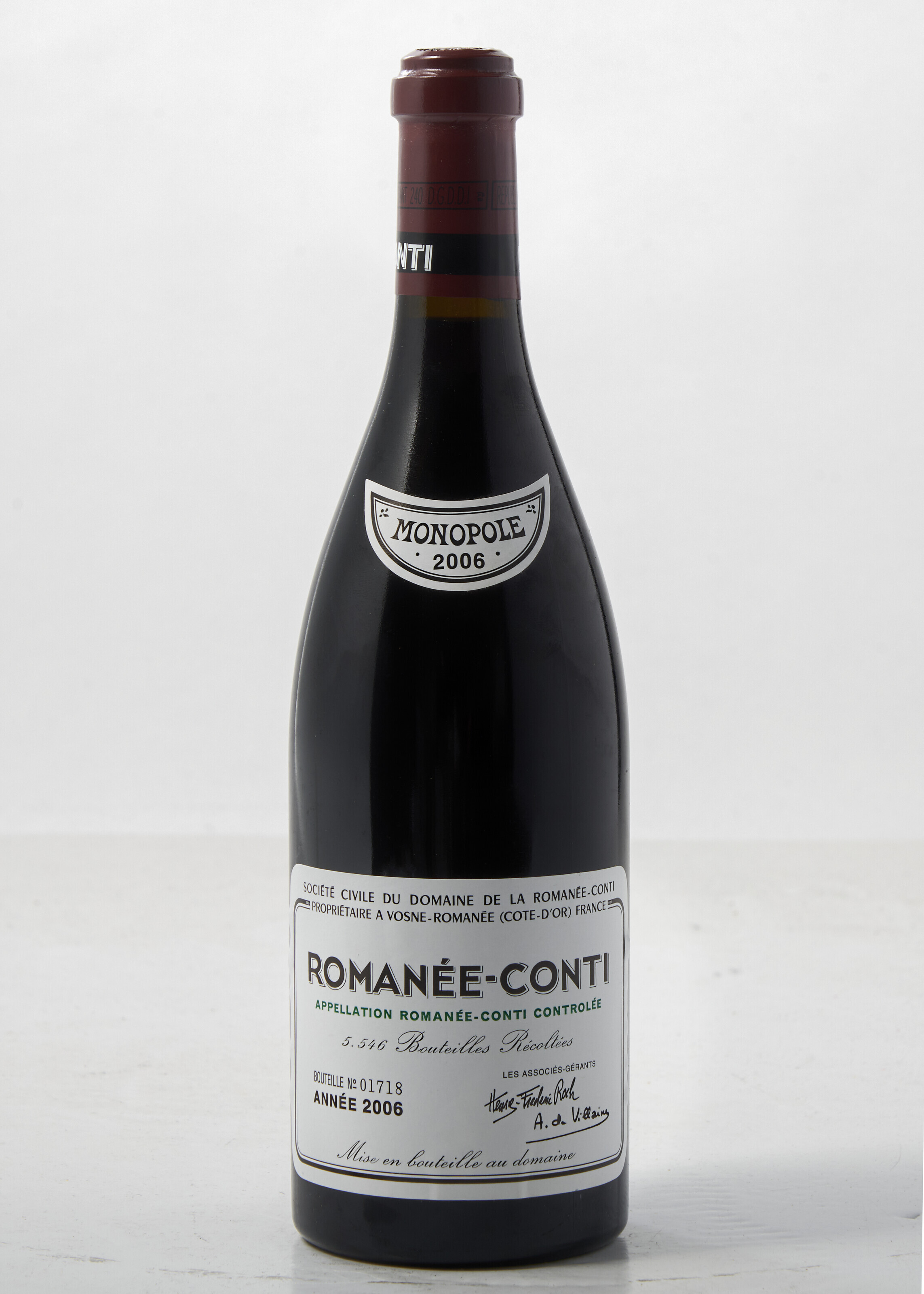 Domaine de la Romanée-Conti, Romanée-Conti 2006, Grand Cru, Côte de NuitsSwiss import. Excellent ...