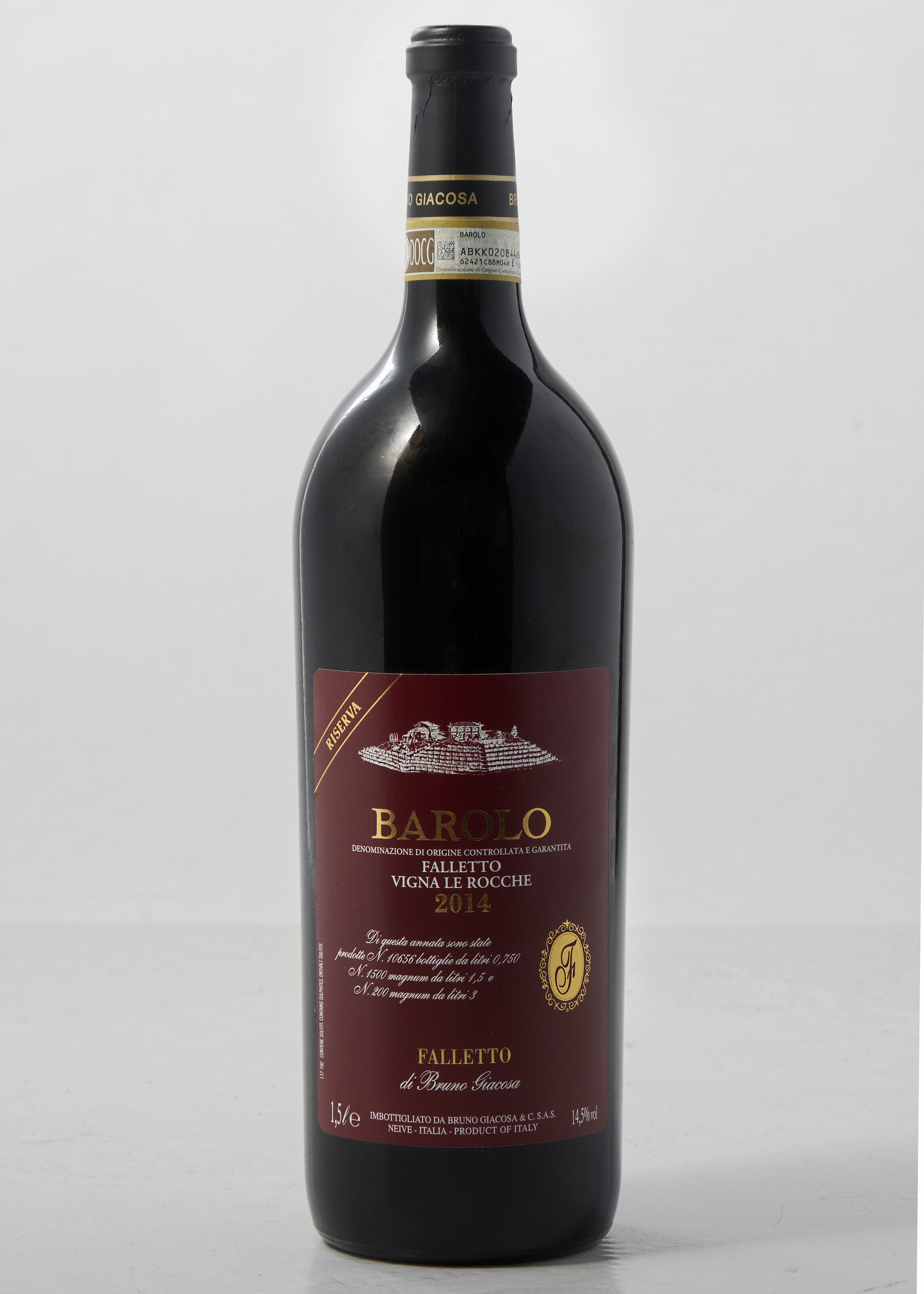 Bruno Giacosa, Barolo Vigna Le Rocche Riserva 2014, PiedmontIn original ...