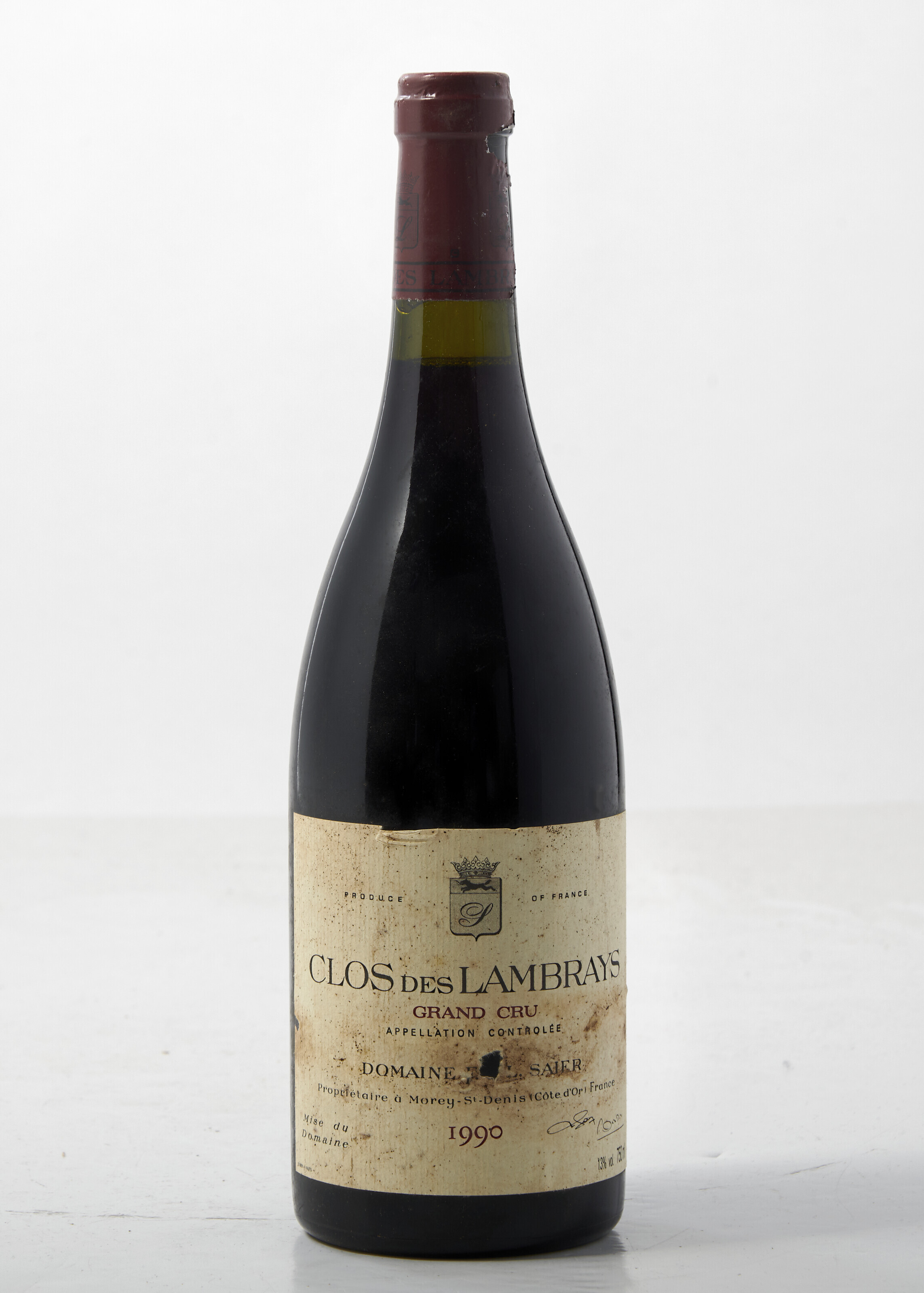Domaine des Lambrays, Clos des Lambrays 1990, Grand Cru, Côte de ...