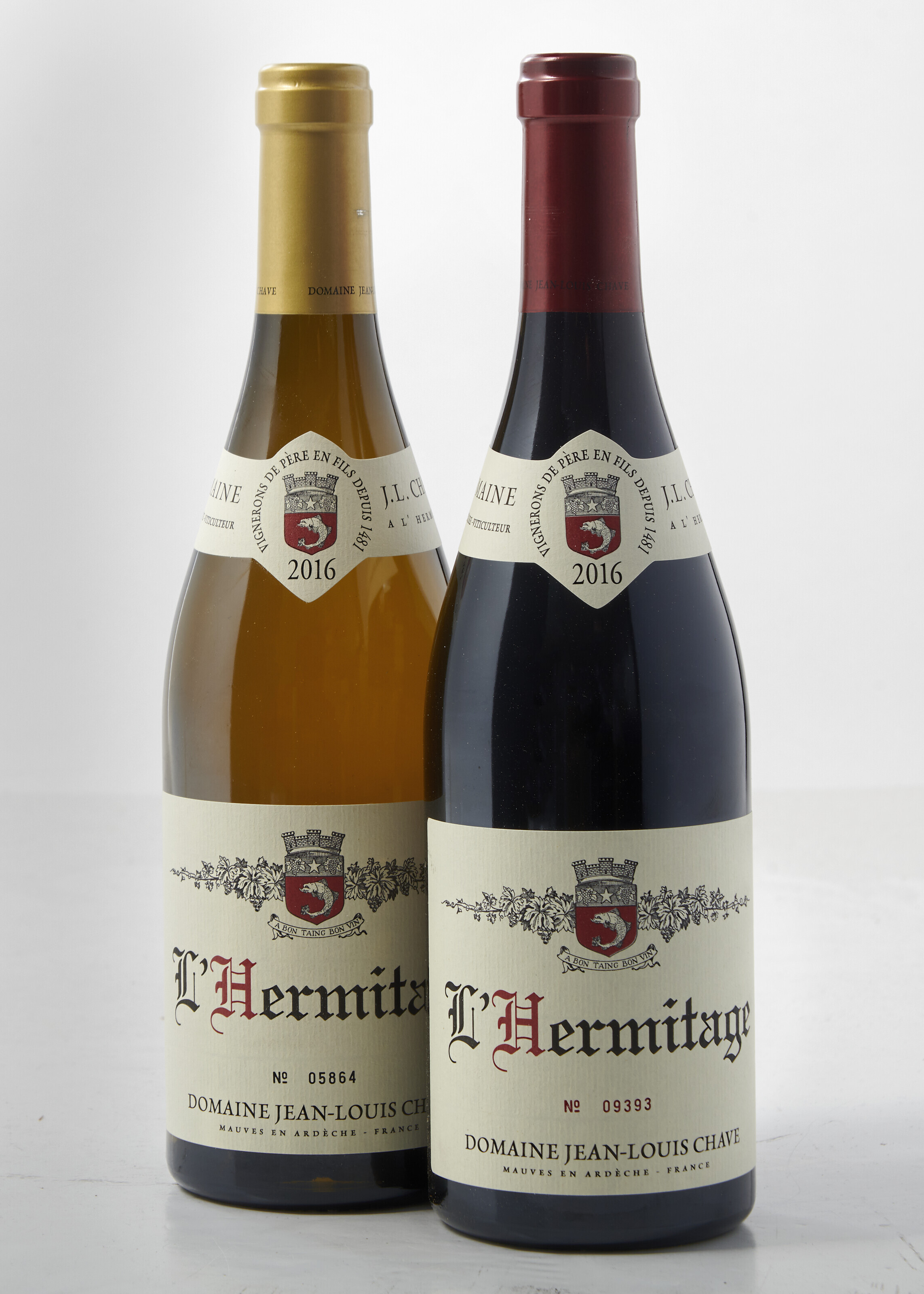 Mixed Chave 2016 Hermitage Rouge and Blanc, Chave, Hermitage 2016 (3 ...