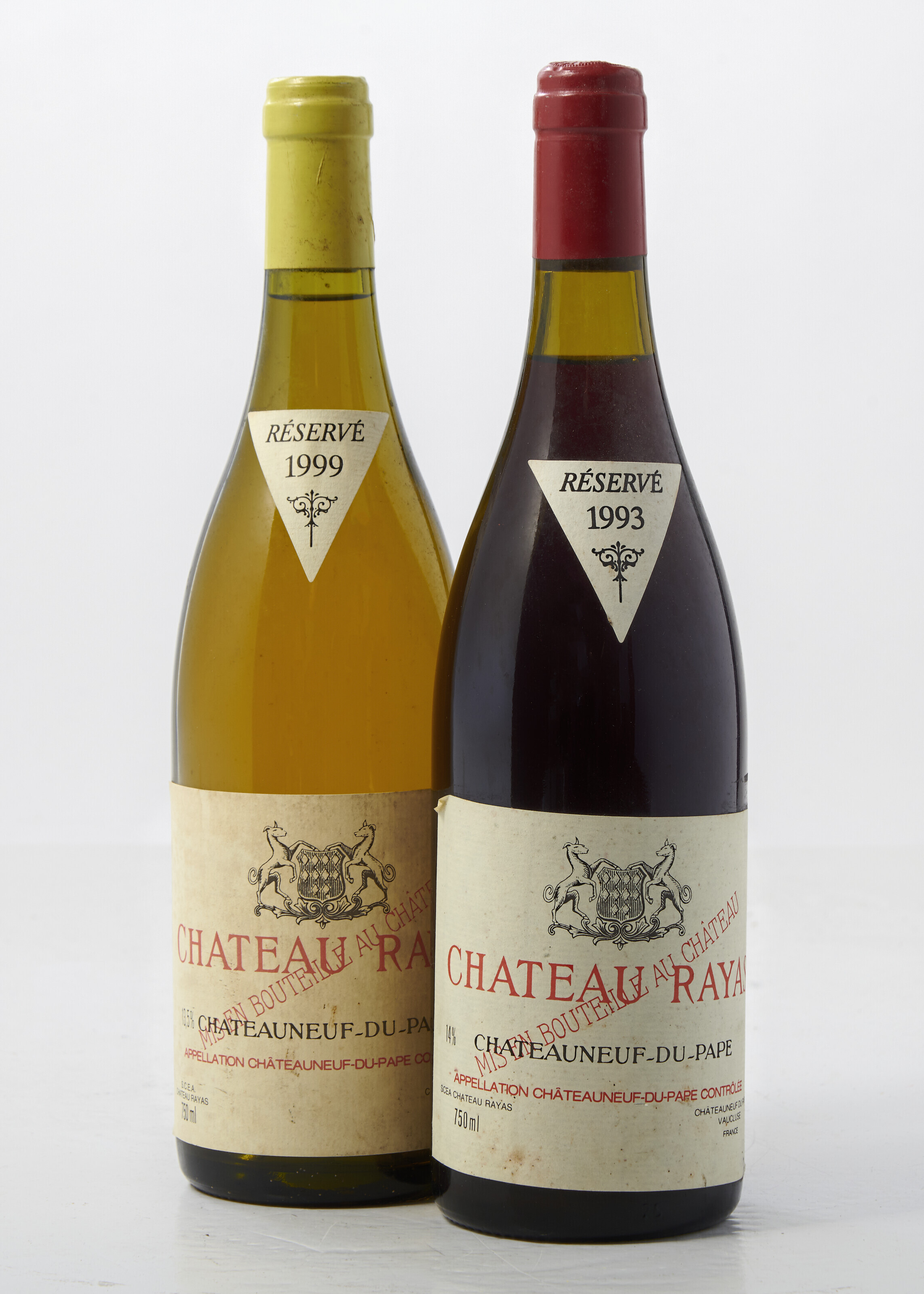 Mixed Rayas Châteauneuf-du-Pape Rouge and Blanc 1993-1999, Château ...