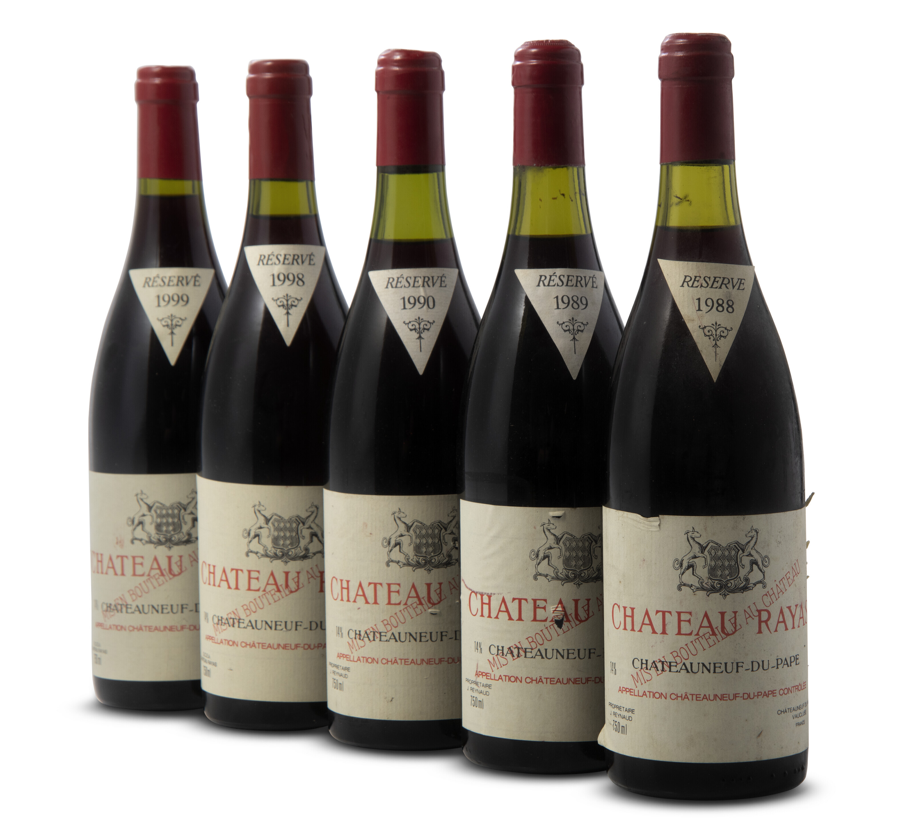 Mixed Rayas 1988-1999, Château Rayas, Châteauneuf-du-Pape 1988Scuffed ...
