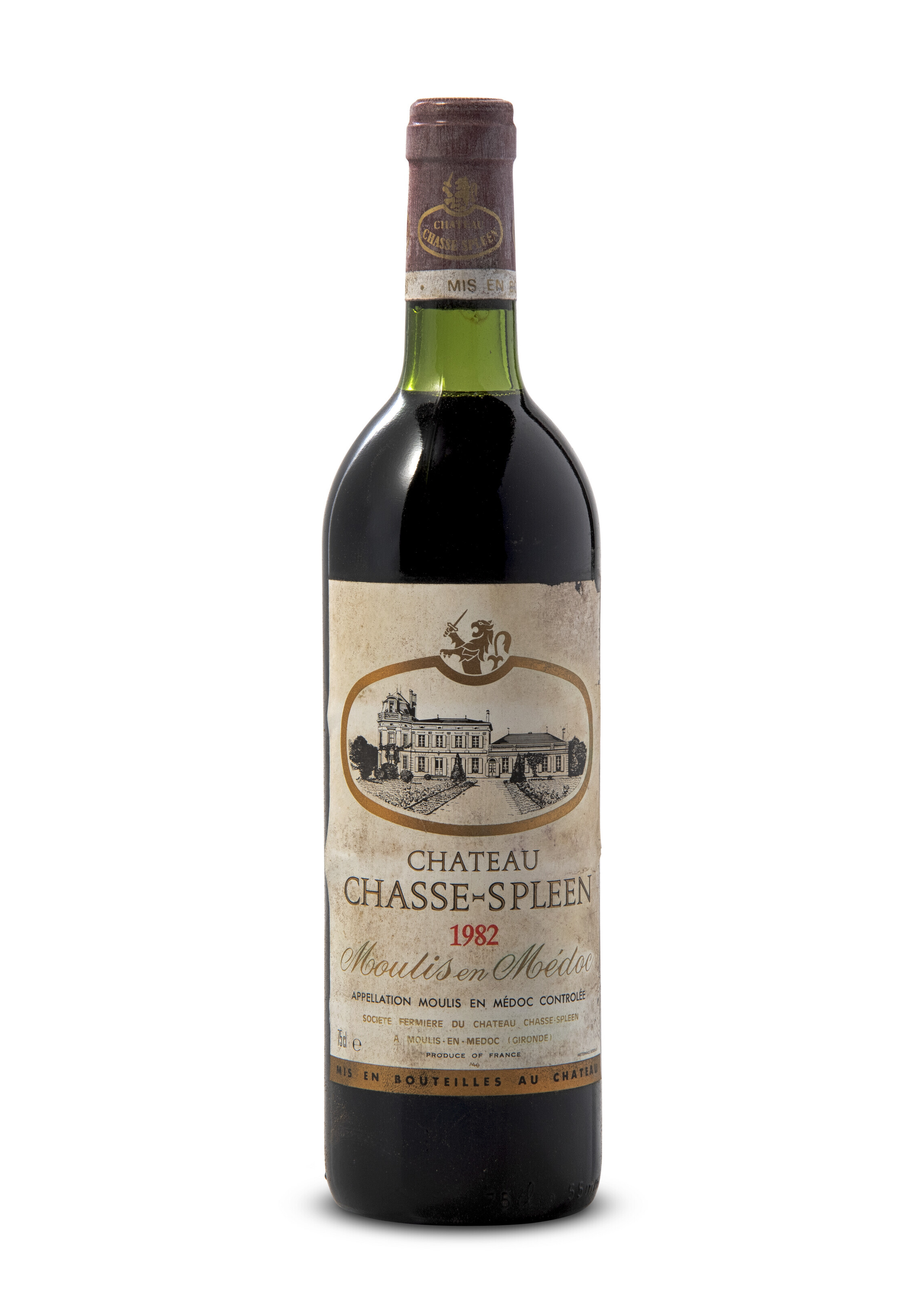 Château Chasse-Spleen 1982, Moulis (Médoc), cru bourgeois ...