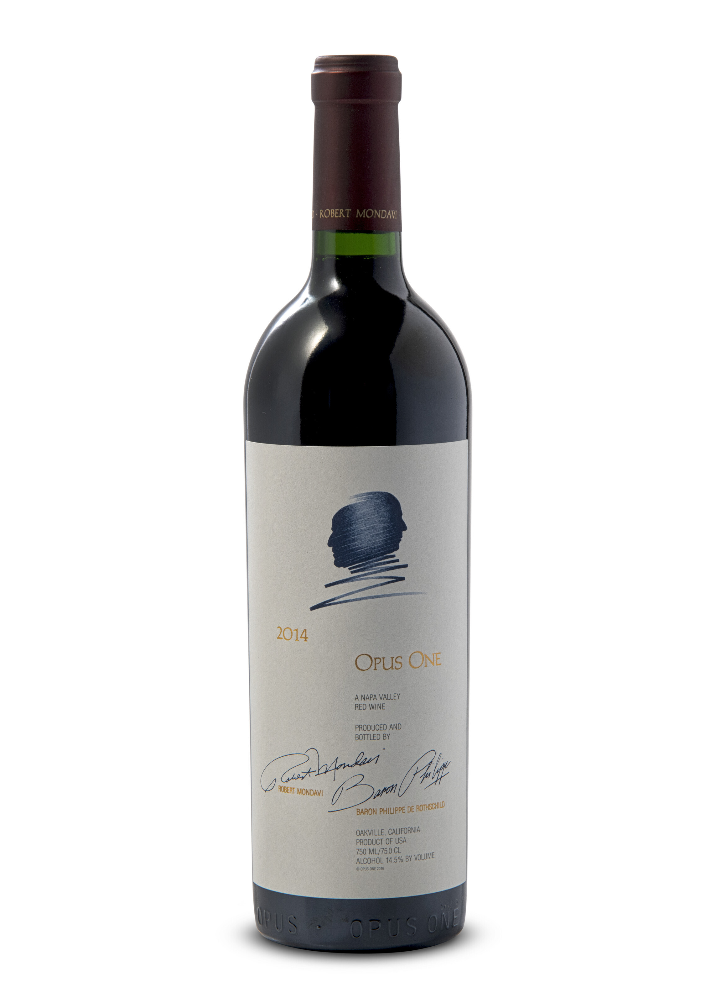 Opus One 2014, Napa ValleyIn original wooden case. Original tissues ...