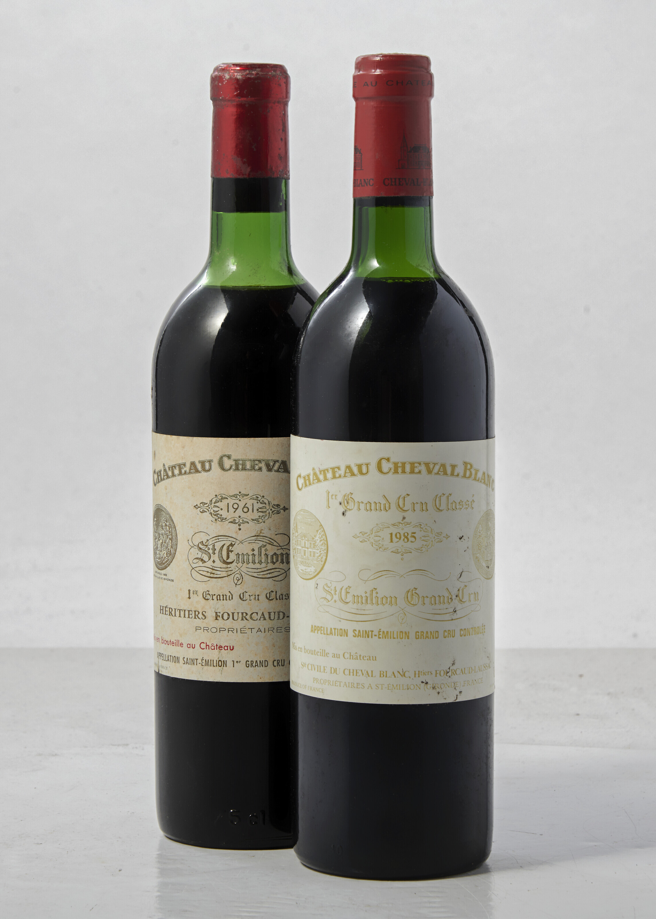 Mixed Cheval Blanc 1961-1985, Château Cheval-Blanc 1961Scuffed and ...