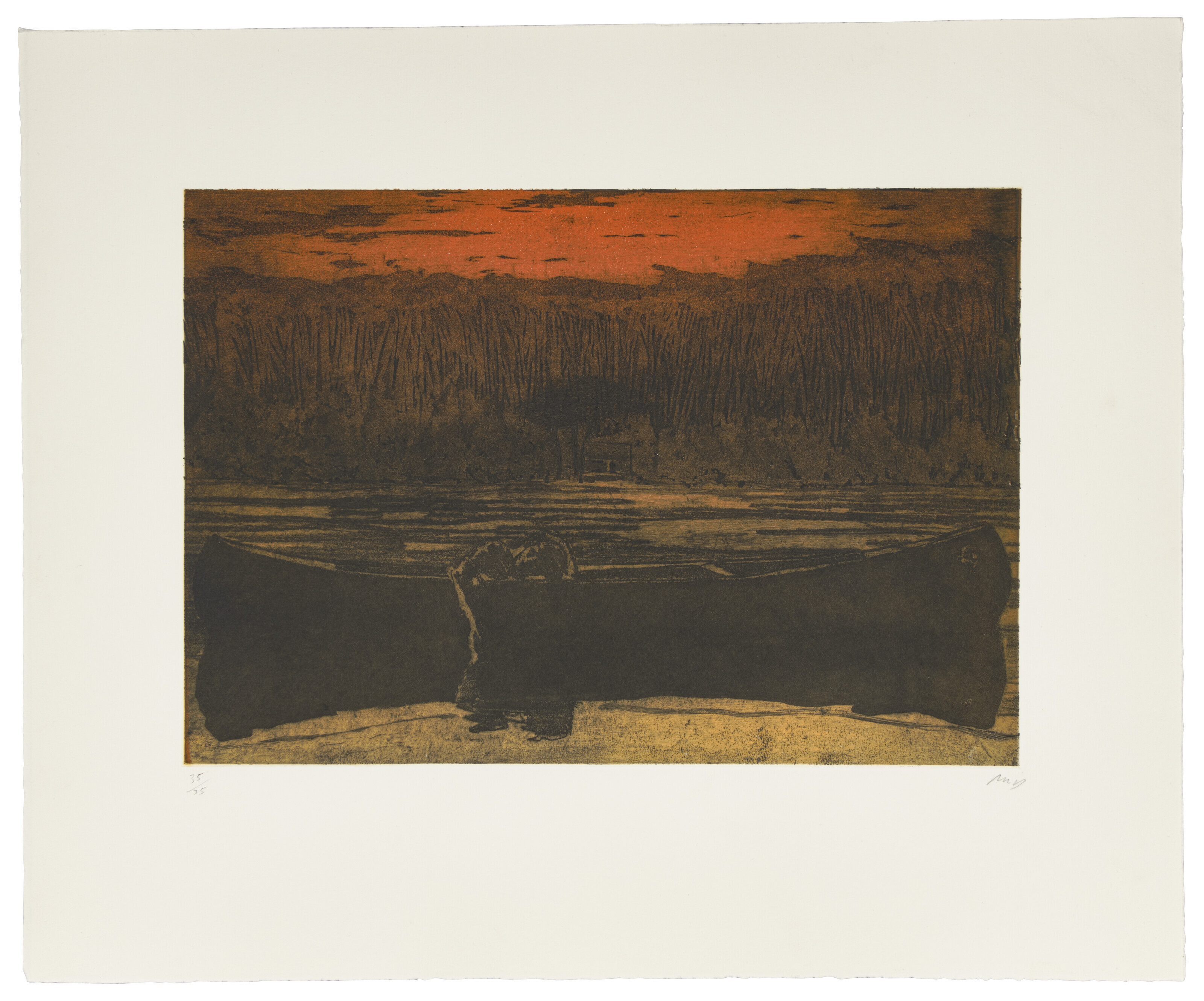 PETER DOIG (B. 1959), Canoe Lake, from: Grasshopper | Christie’s