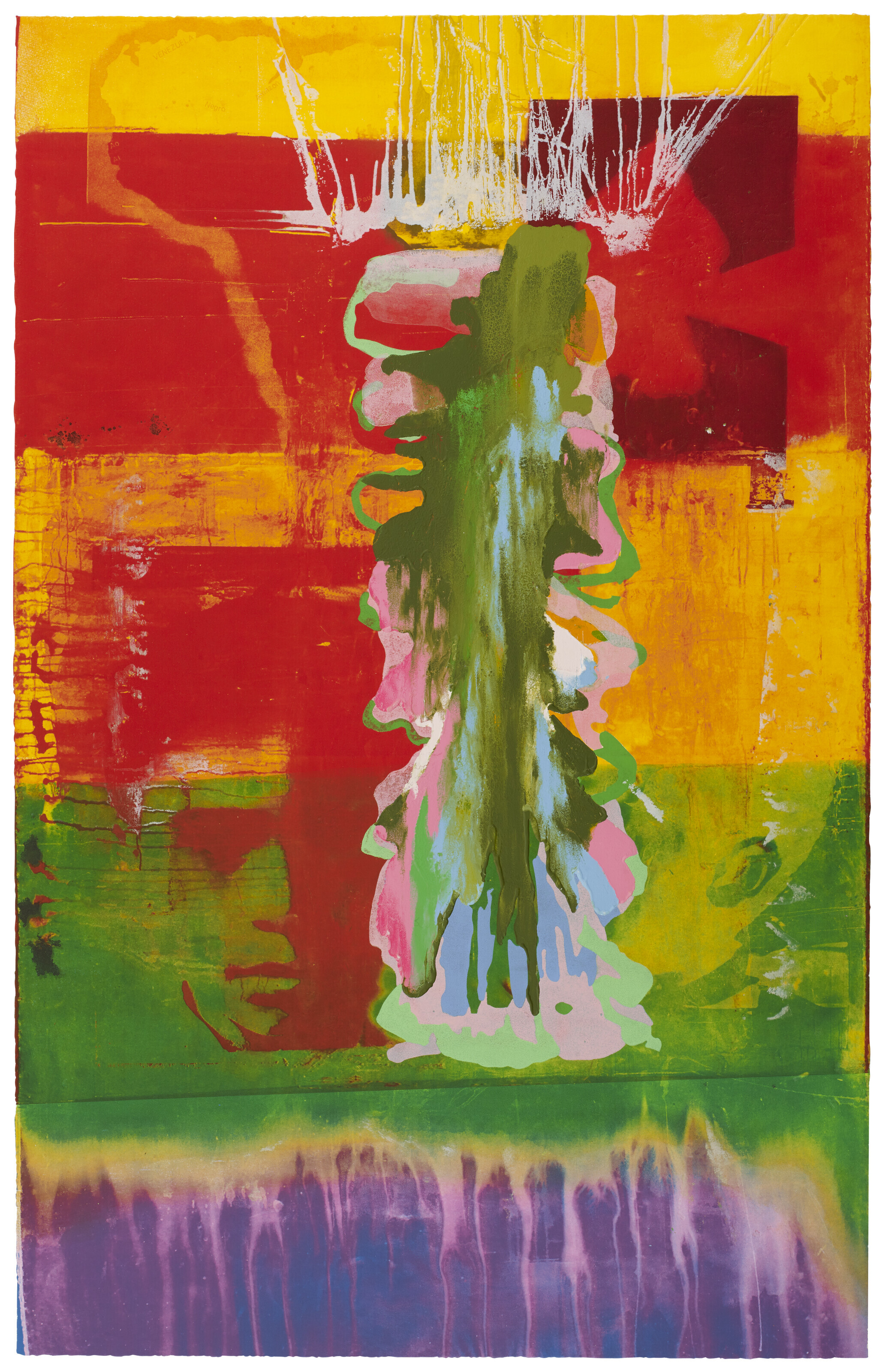 FRANK BOWLING (B. 1934), Pouring Over 2 Morrison Boys & 2 Maps I ...