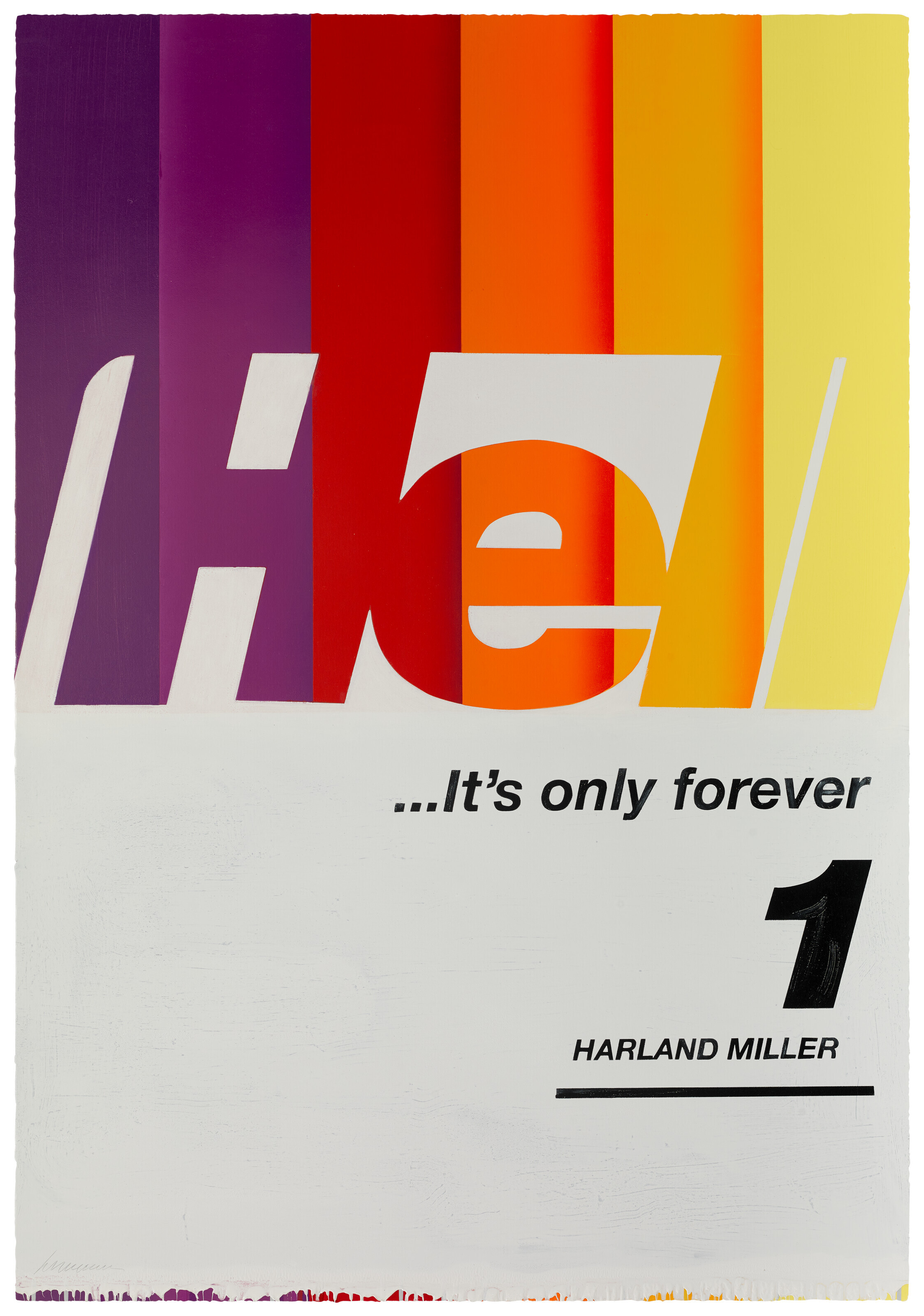 HARLAND MILLER (B. 1964), Hell... It's Only Forever 1 (large) | Christie’s