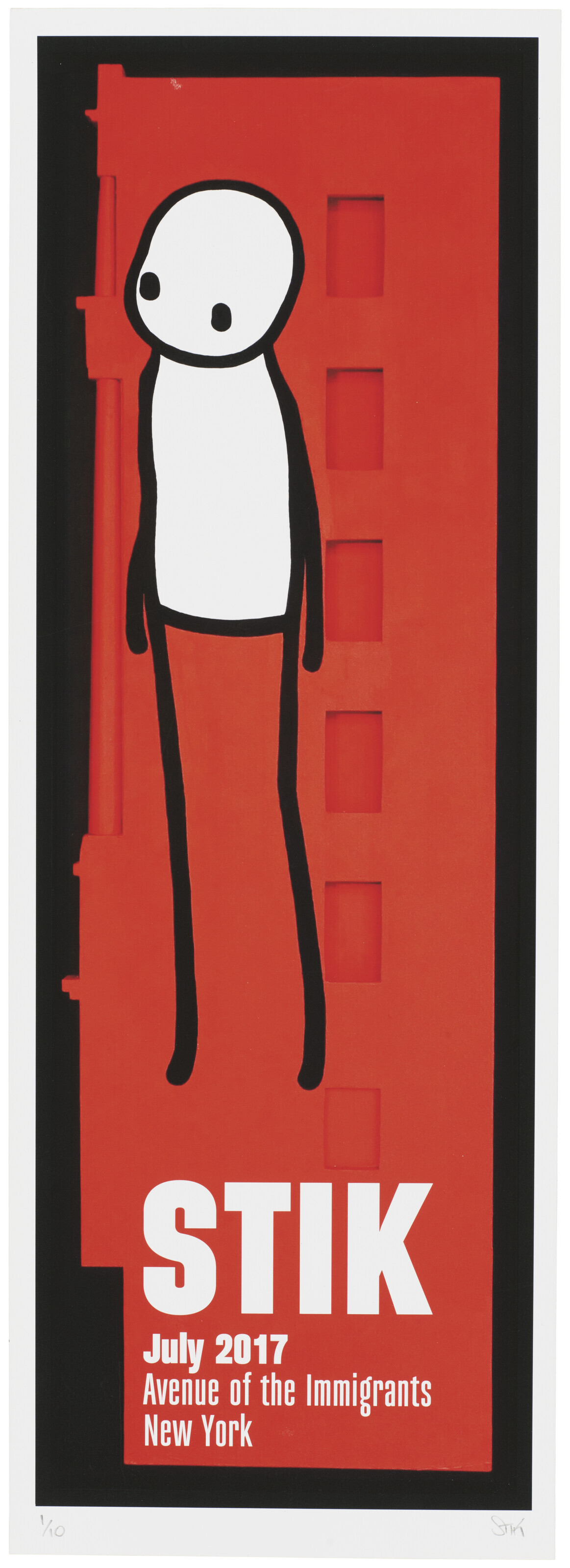 STIK (B. 1979), Avenue Of The Immigrants | Christie’s