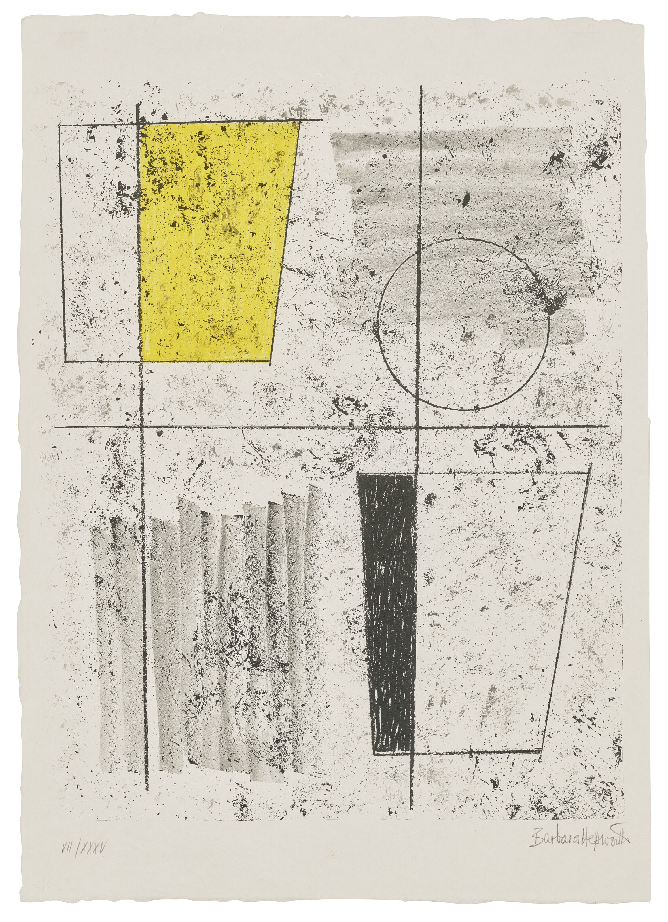 BARBARA HEPWORTH (1903-1975), Three Forms Ascending, from: Europäische ...