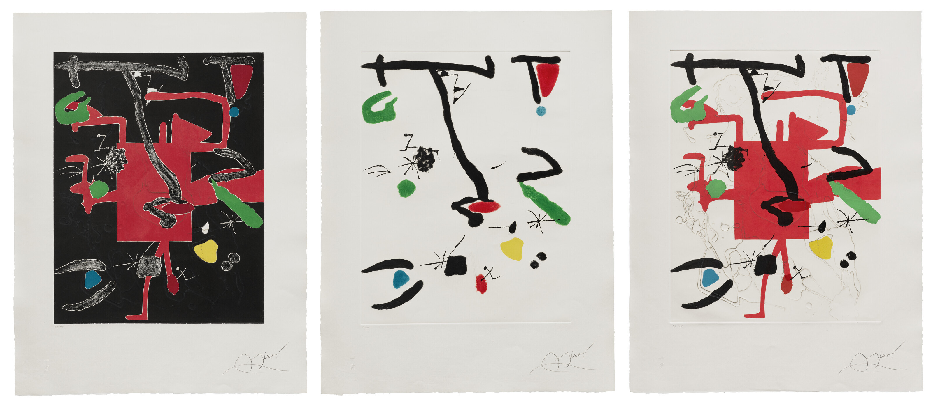 JOAN MIRO (1893-1983), Son Abrines I,II & III | Christie’s