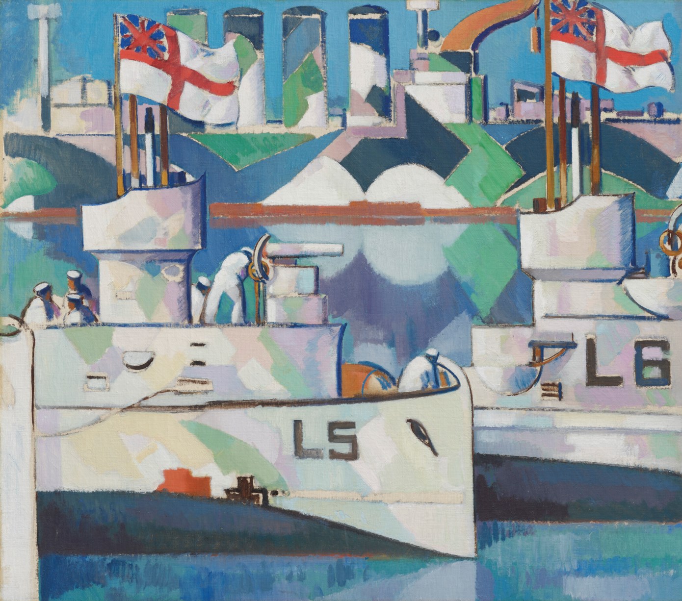 JOHN DUNCAN FERGUSSON (1874-1961), Submarines and Camouflaged ...