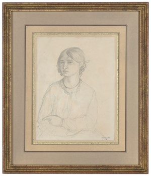 GWEN JOHN (1876-1939), Portrait of Dorelia, with Braided Hair | Christie's