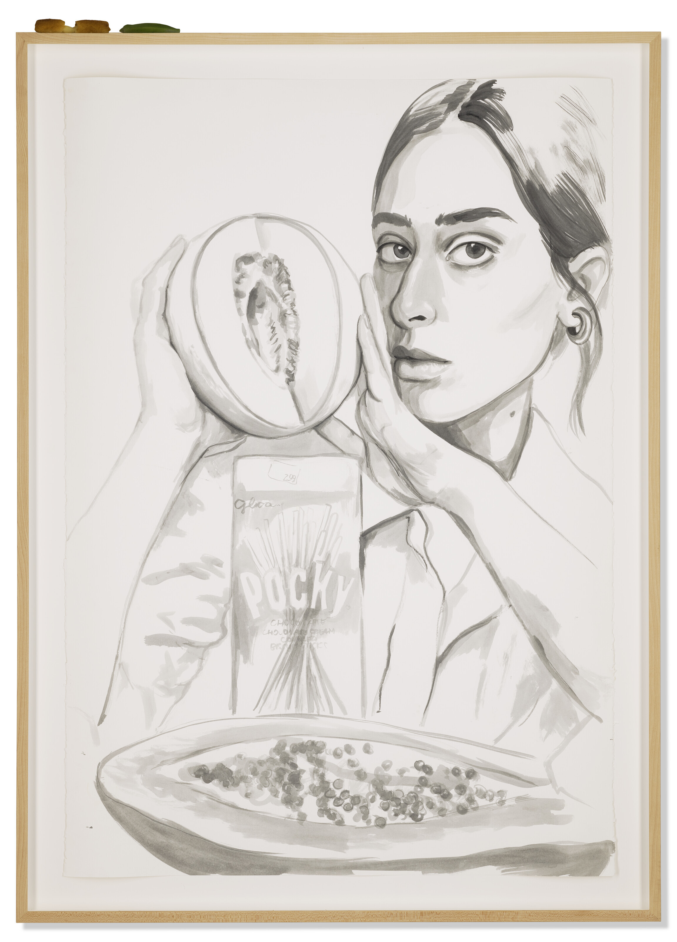 CHLOE WISE (B. 1990), Self Portrait with Fruits and Pocky | Christie’s