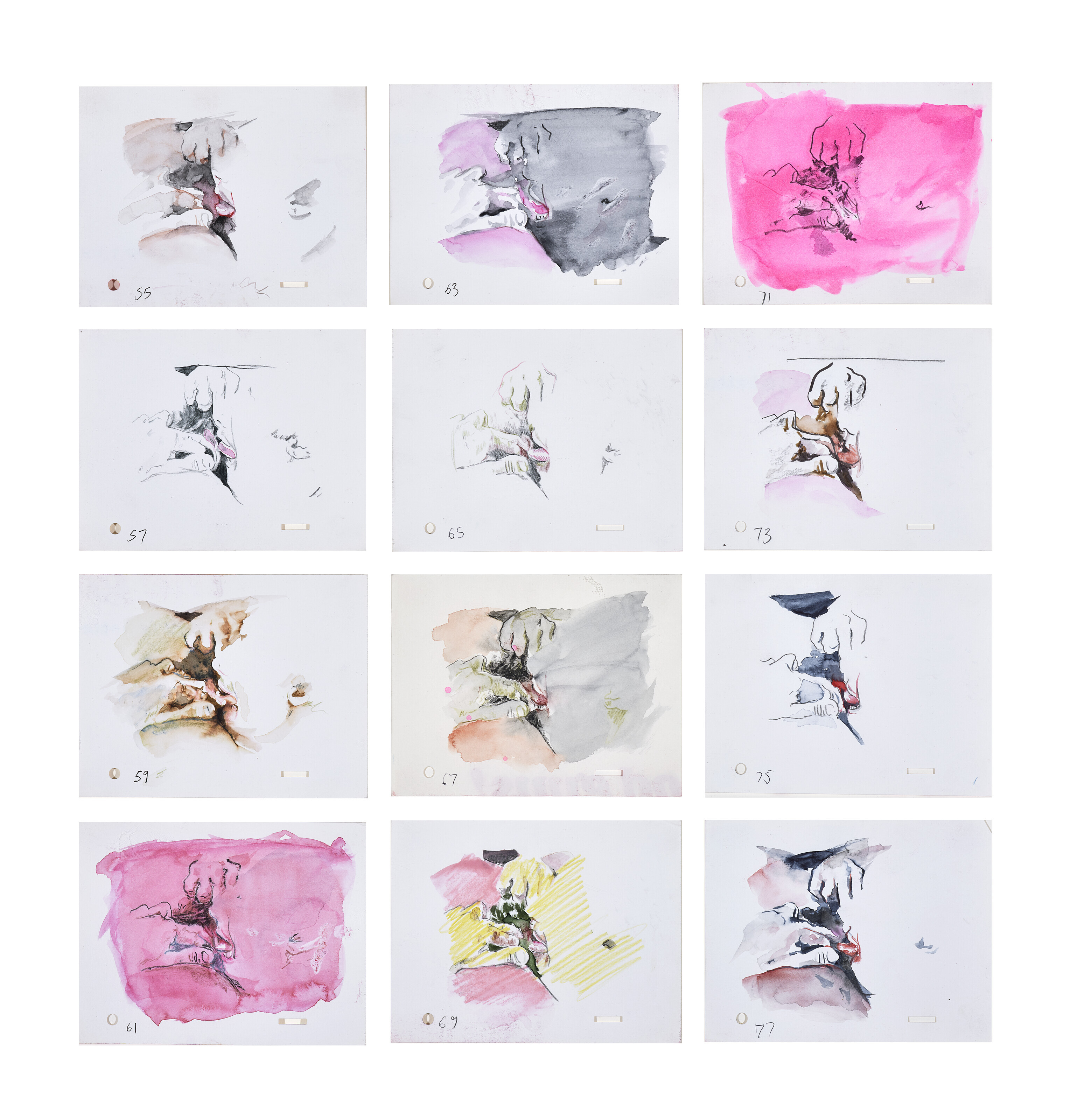 CECILY BROWN (B. 1969), Four Letter Heaven (Animation Cells) | Christie’s