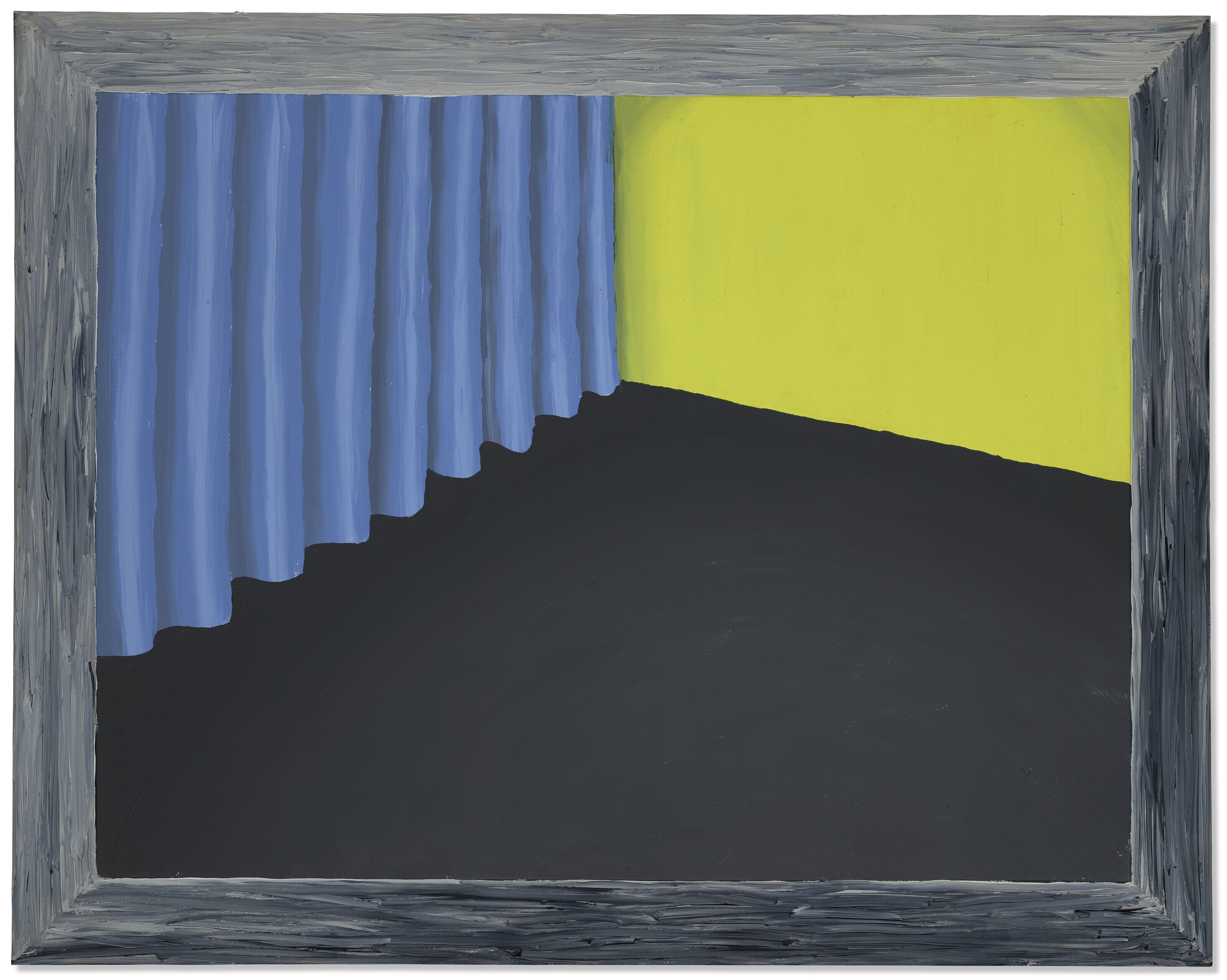 JEDD GARET (B. 1955), Interior with Blue Curtain | Christie’s