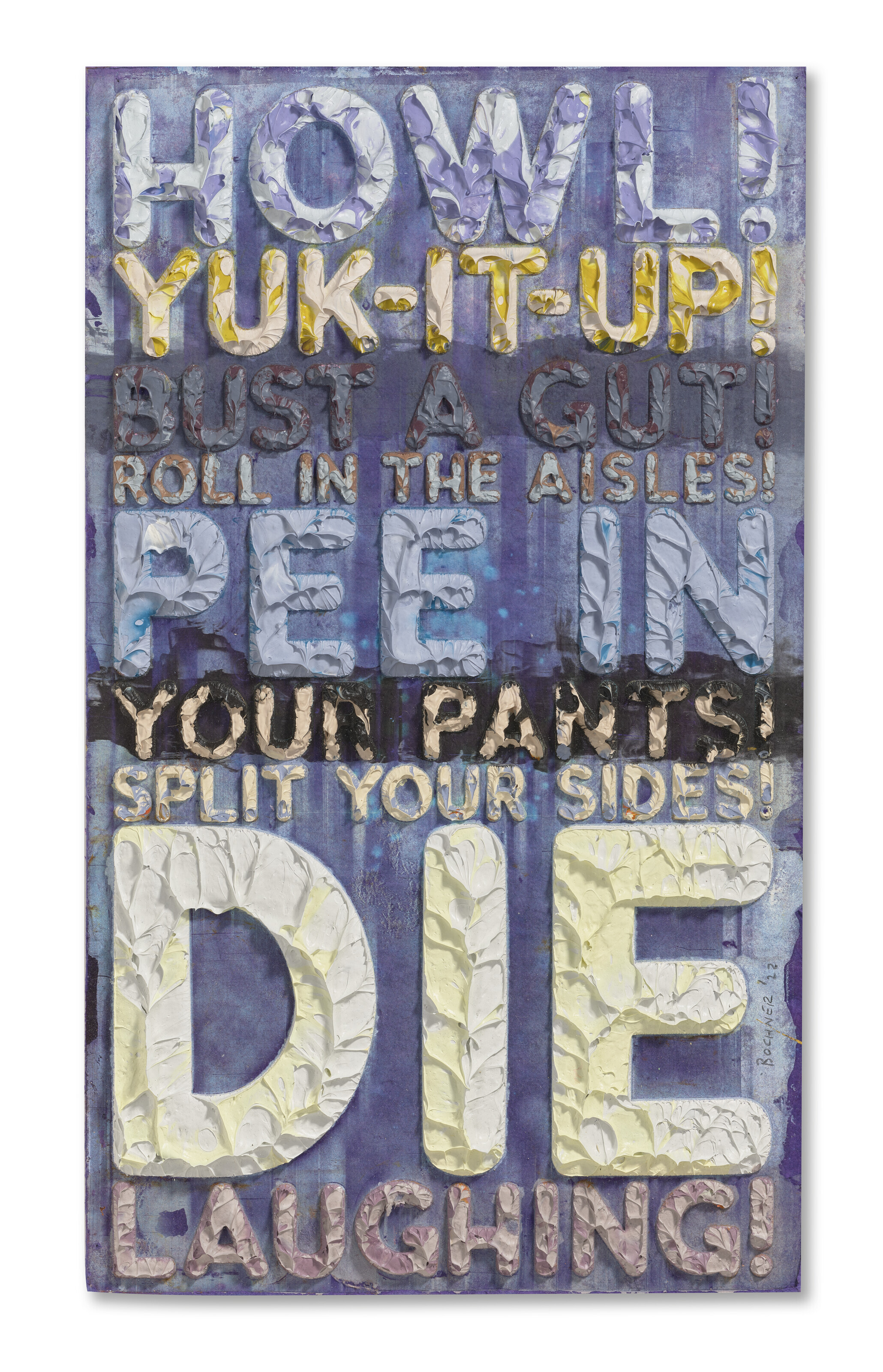 MEL BOCHNER (B. 1940), Howl | Christie’s