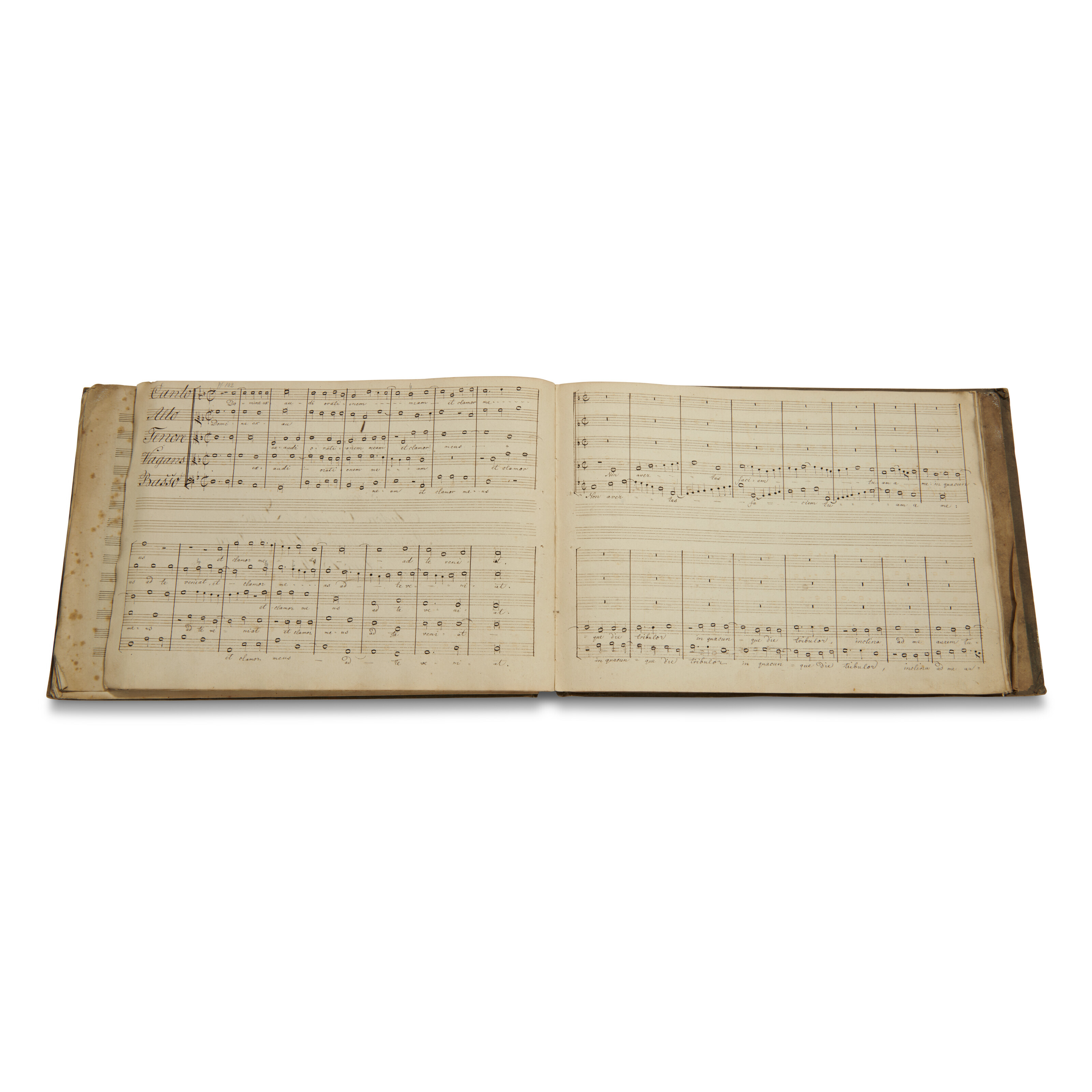 Orlande de Lassus (1532-1594), Manuscript compilation of the seven ...
