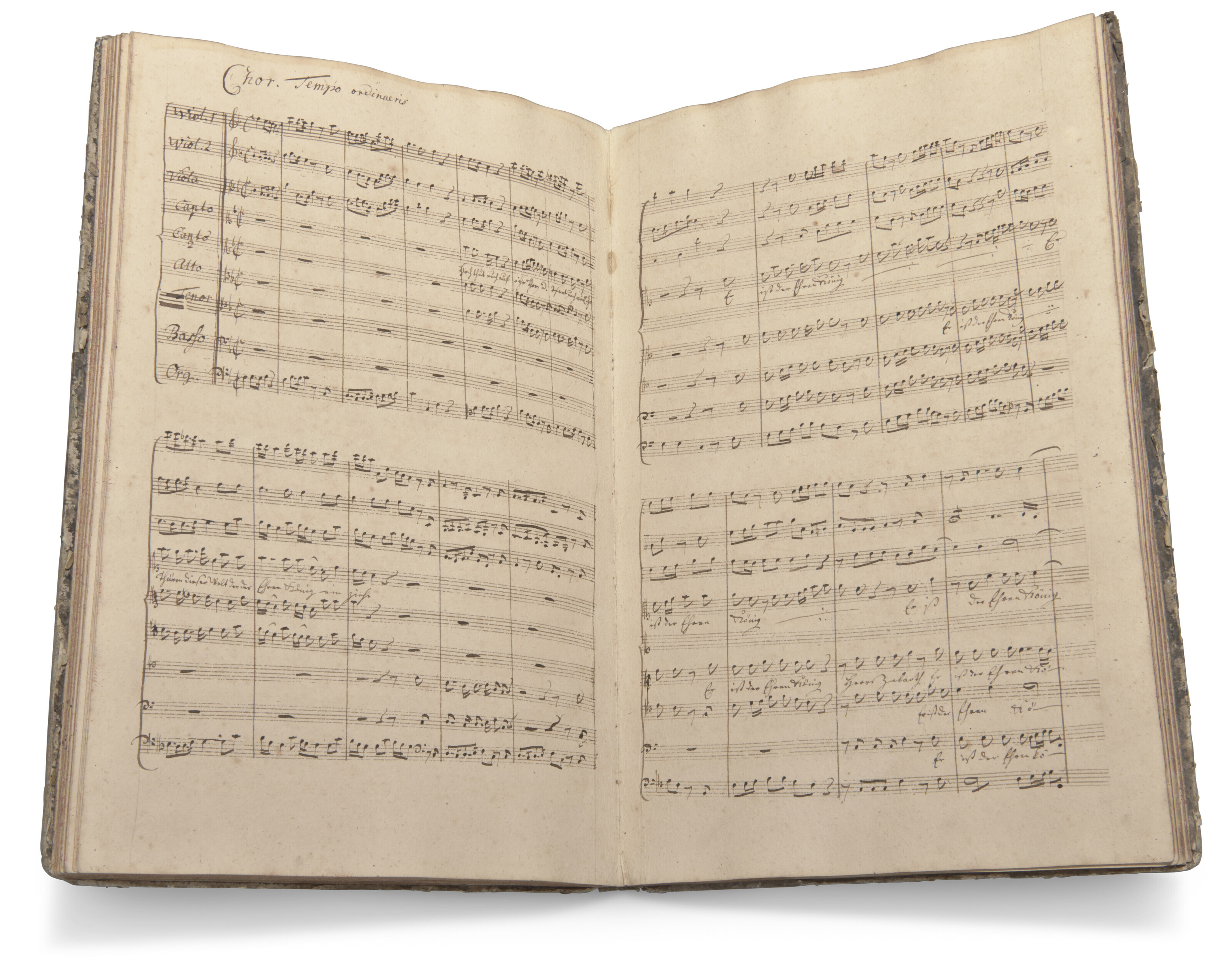 George Frideric Handel (1685-1759), Manuscript of the choruses from the ...