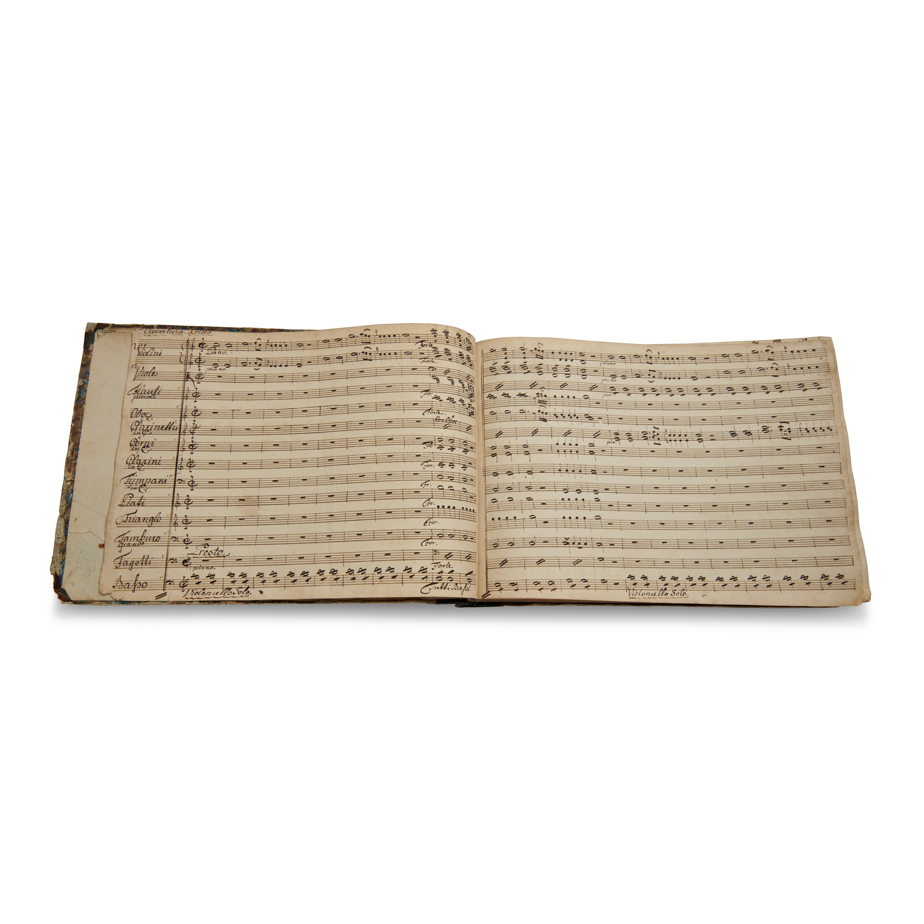 Wolfgang Amadeus Mozart (1756-1791), Early copyist manuscript of Die ...