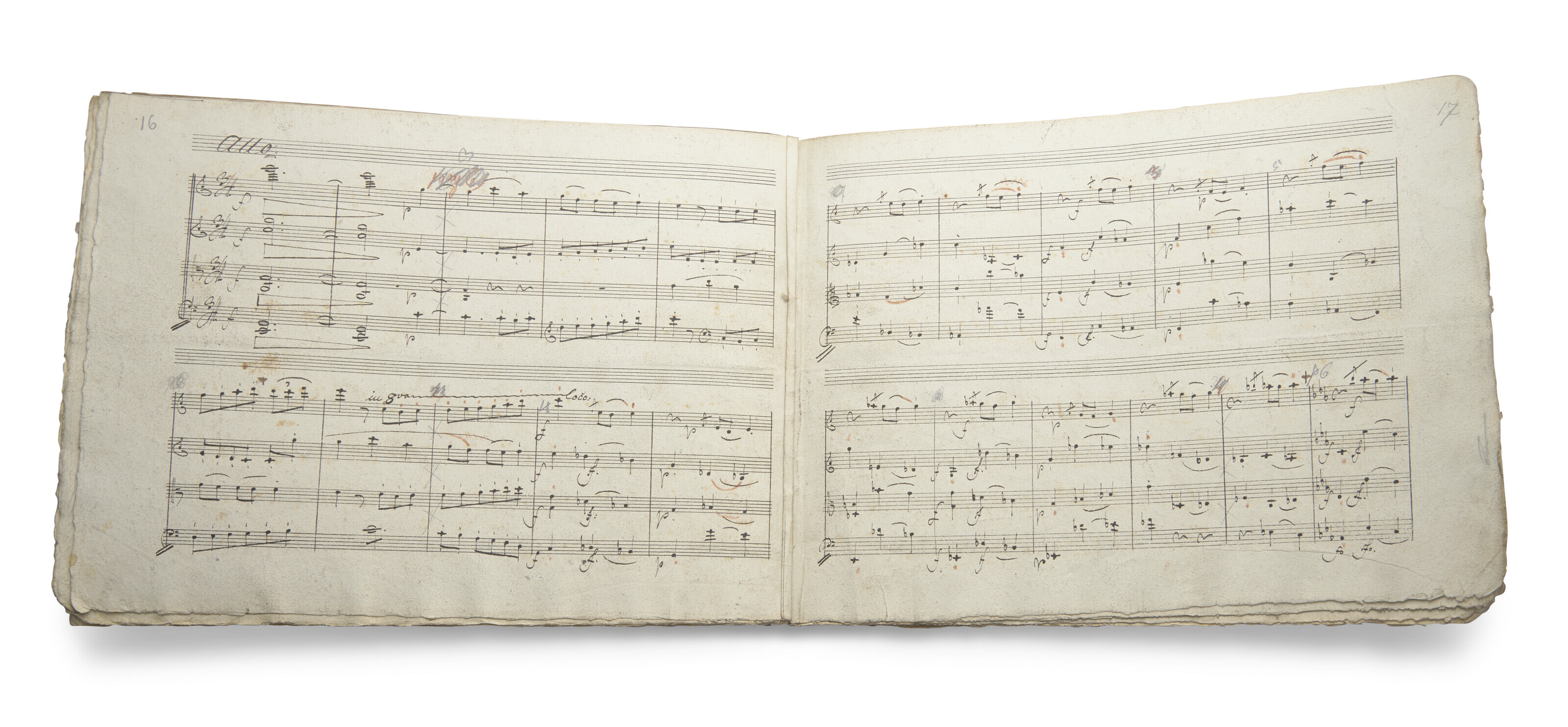 Ludwig van Beethoven (1770-1827), Contemporary scribal manuscript, the ...