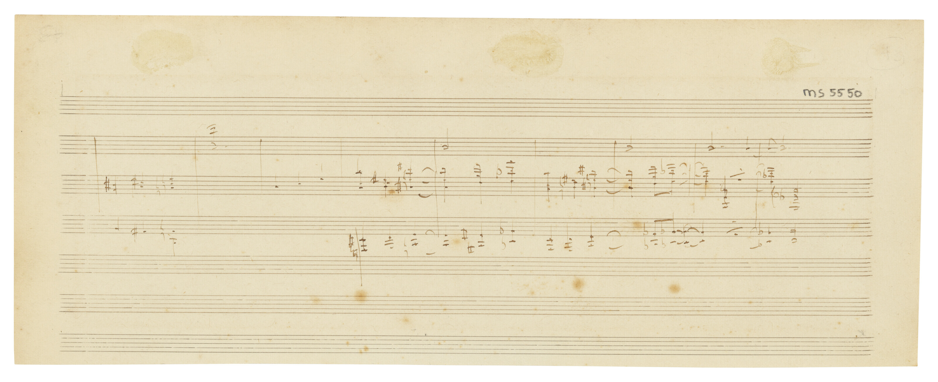 Claude Debussy (1862-1918), Autograph manuscript draft for the Prelude ...