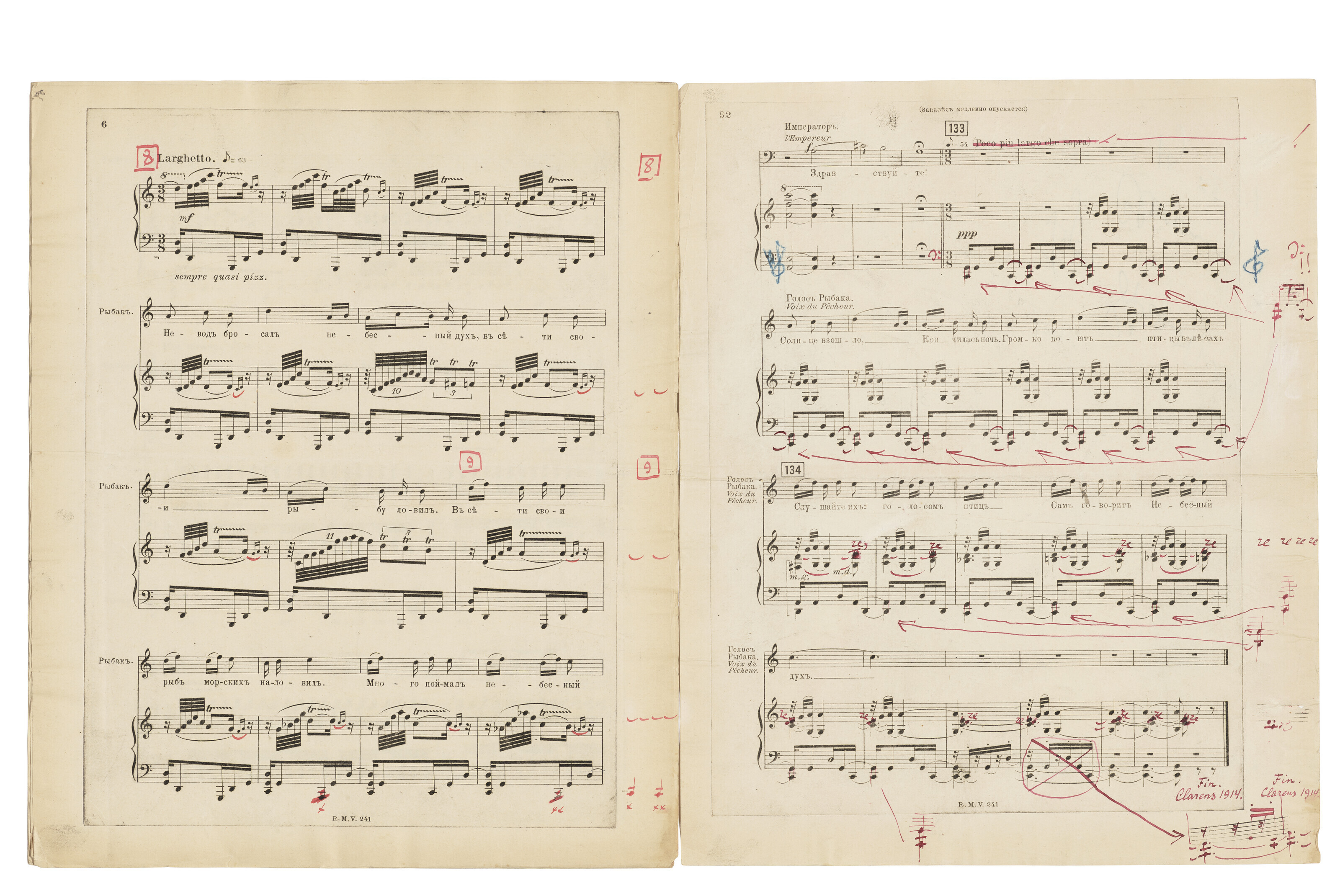 Igor Stravinsky (1882-1971), Collection of engraved page-proofs for the ...