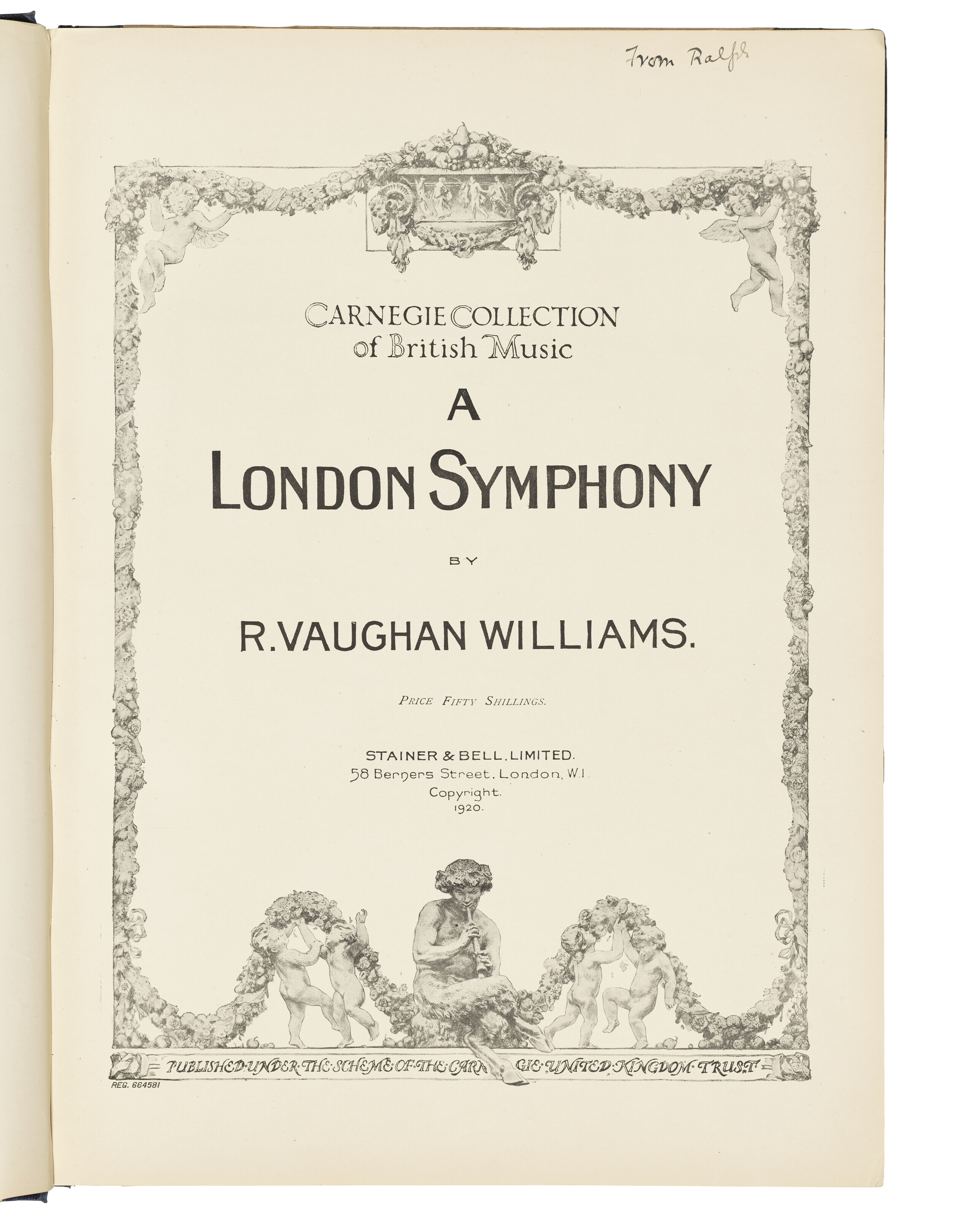 Ralph Vaughan Williams (1872-1958), Carnegie Collection of British ...