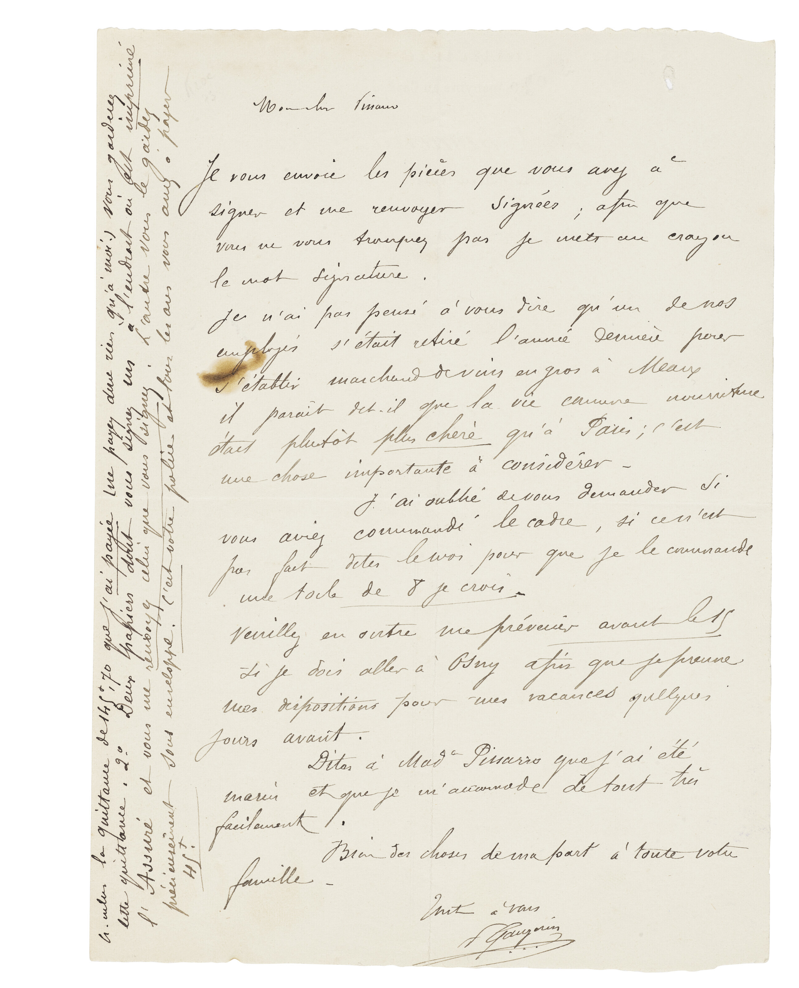 Auction - The Alphabet of Genius: Important Autograph Letters and ...