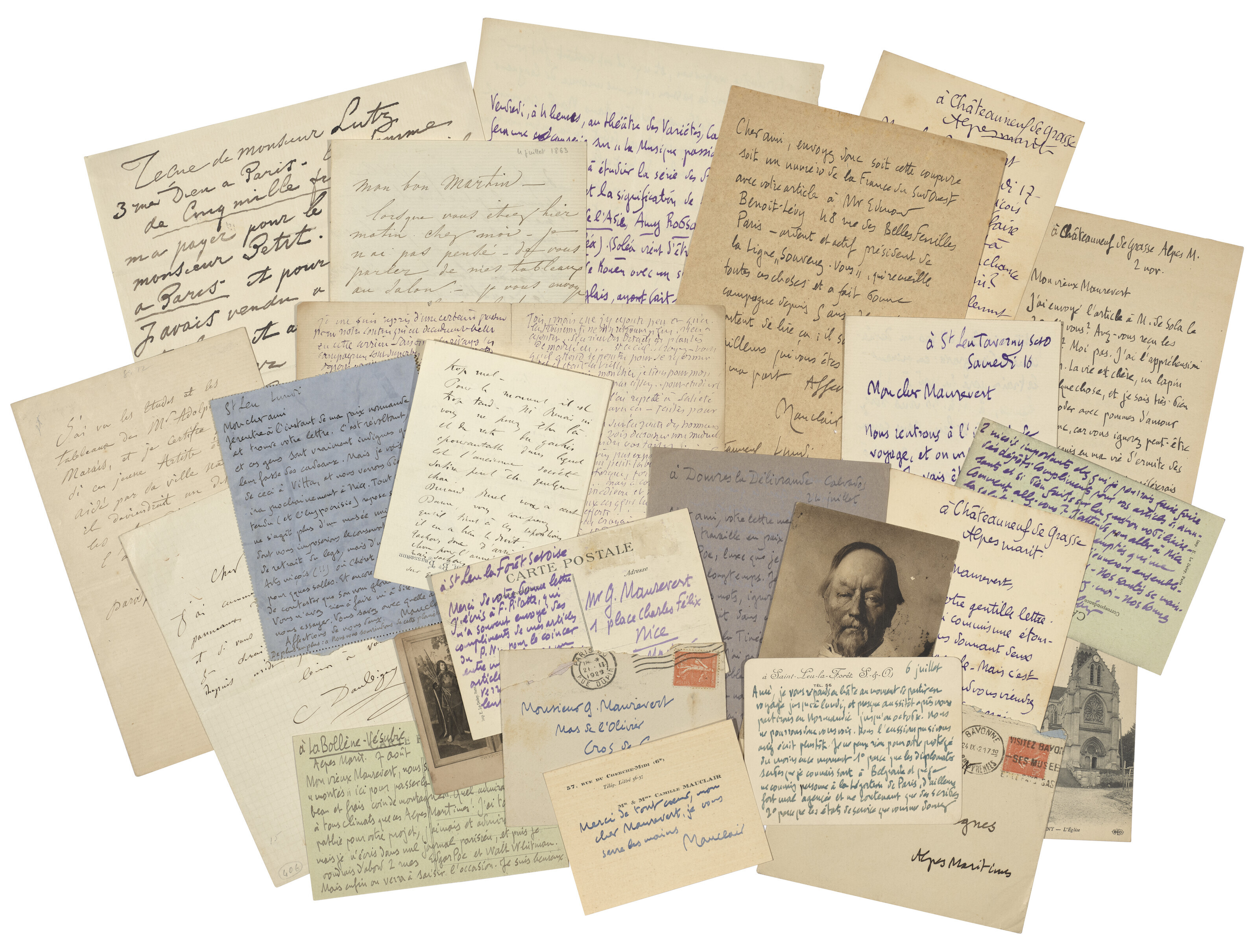 Artists – Impressionists, Autograph letters signed by Caillebotte ...