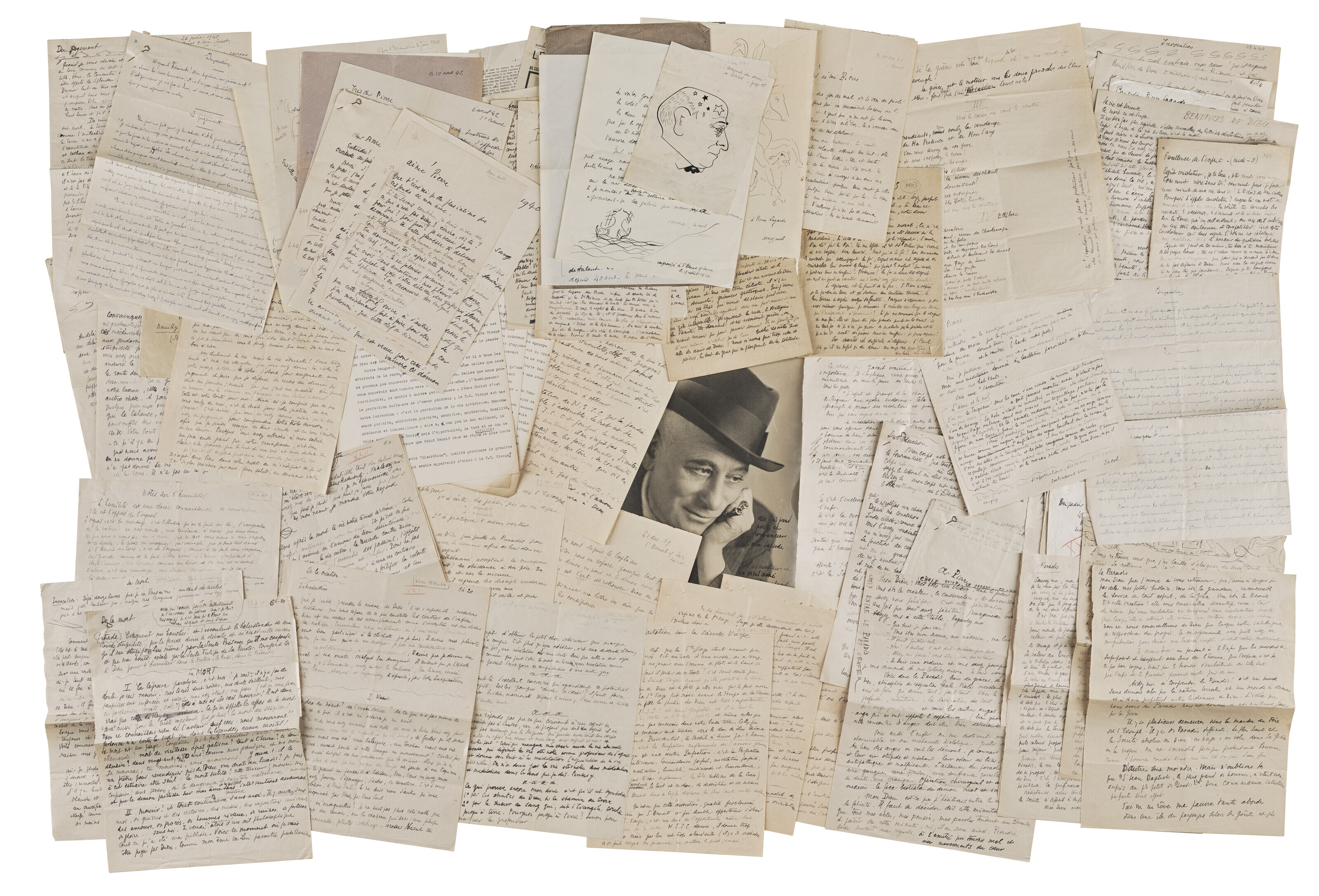 Max Jacob (1876-1944), Series of approx. 16 autograph letters signed to ...