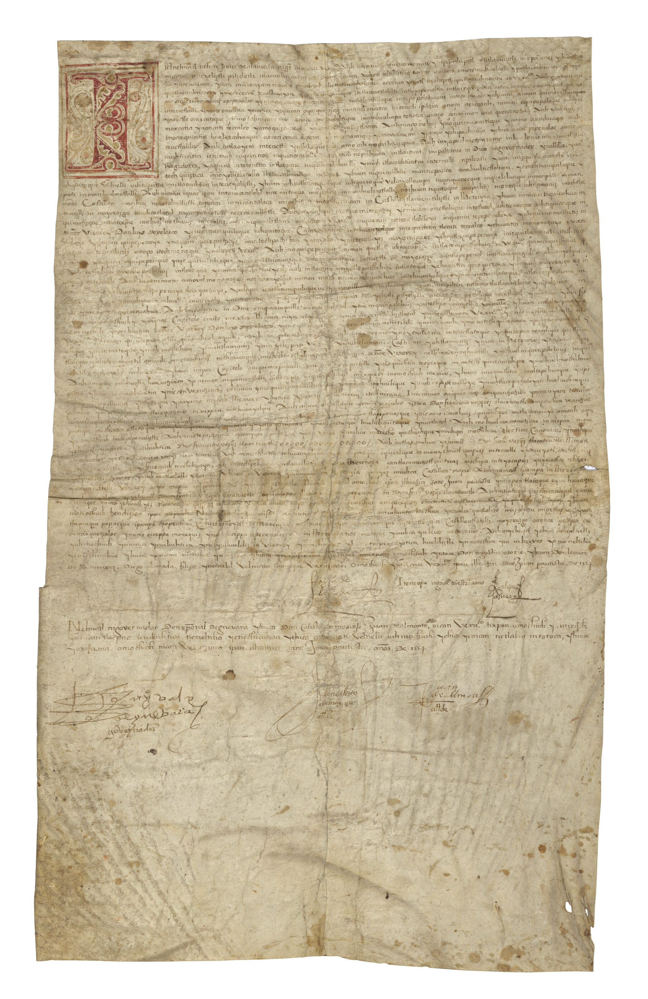 [Luis de Velasco (1511-1564)] - Fray Juan de Alameda, Proclamation ...