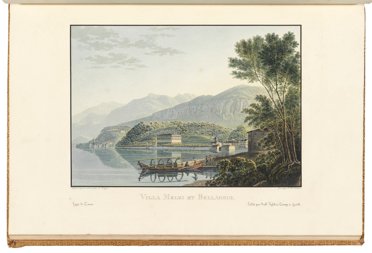 WETZEL, Johann Jakob (1781-1834), Voyage pittoresque au Lac de Come ...