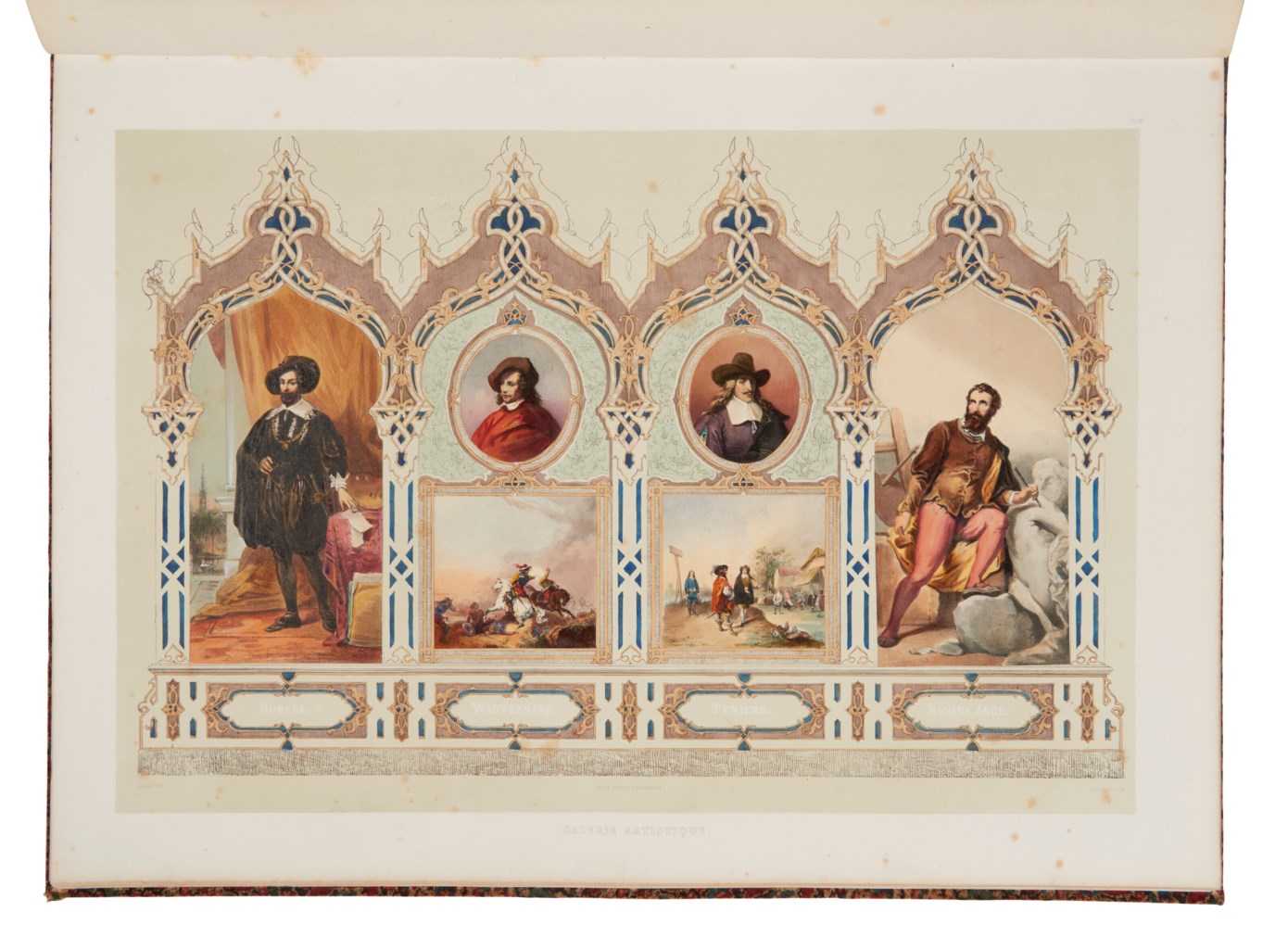 BALAT, Alphonse (1818-1895), [after] Willems LEROY and others., Souvenirs de la Fête donnee le ...