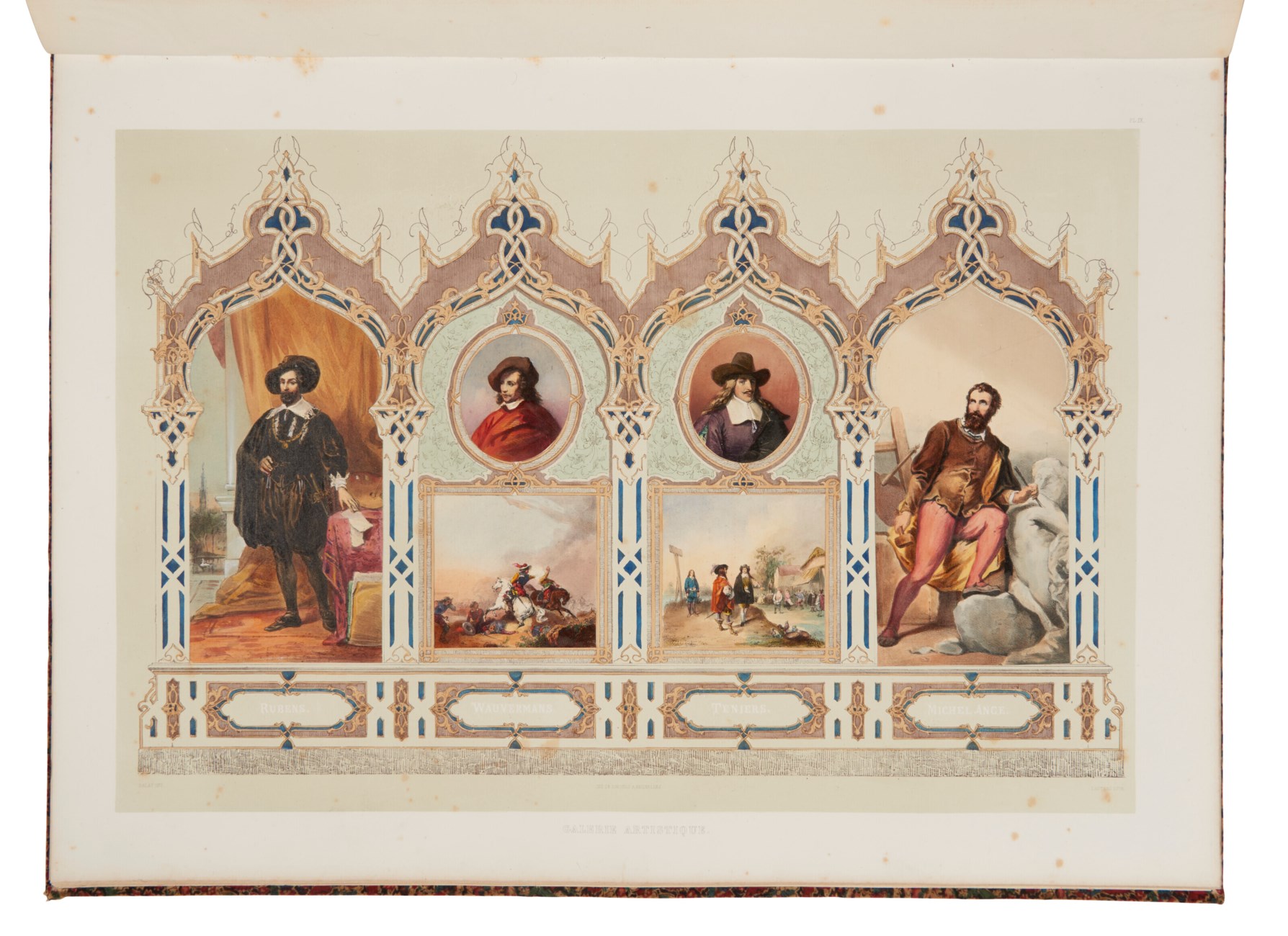 BALAT, Alphonse (1818-1895), [after] Willems LEROY and others., Souvenirs de la Fête donnee le ...