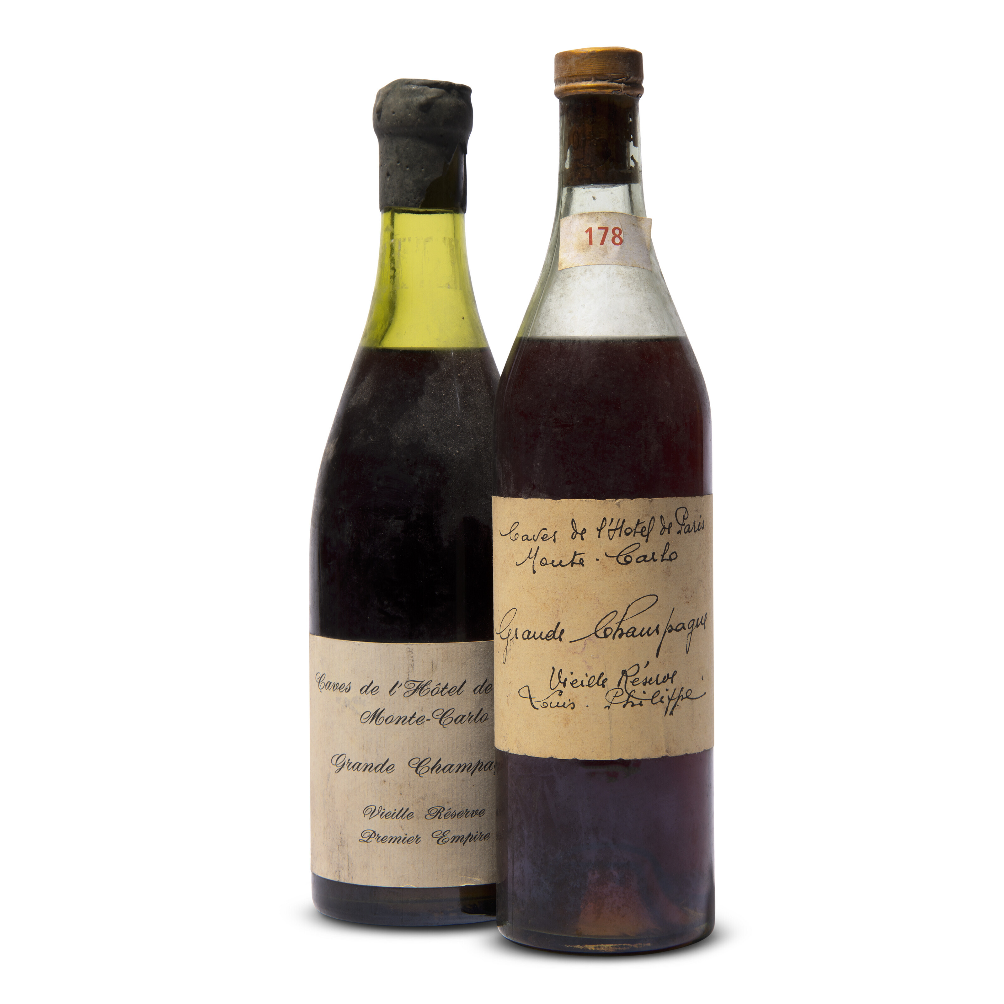 Mixed Believed 19th Century Cognac, Cognac Caves de L'Hotel de Paris ...