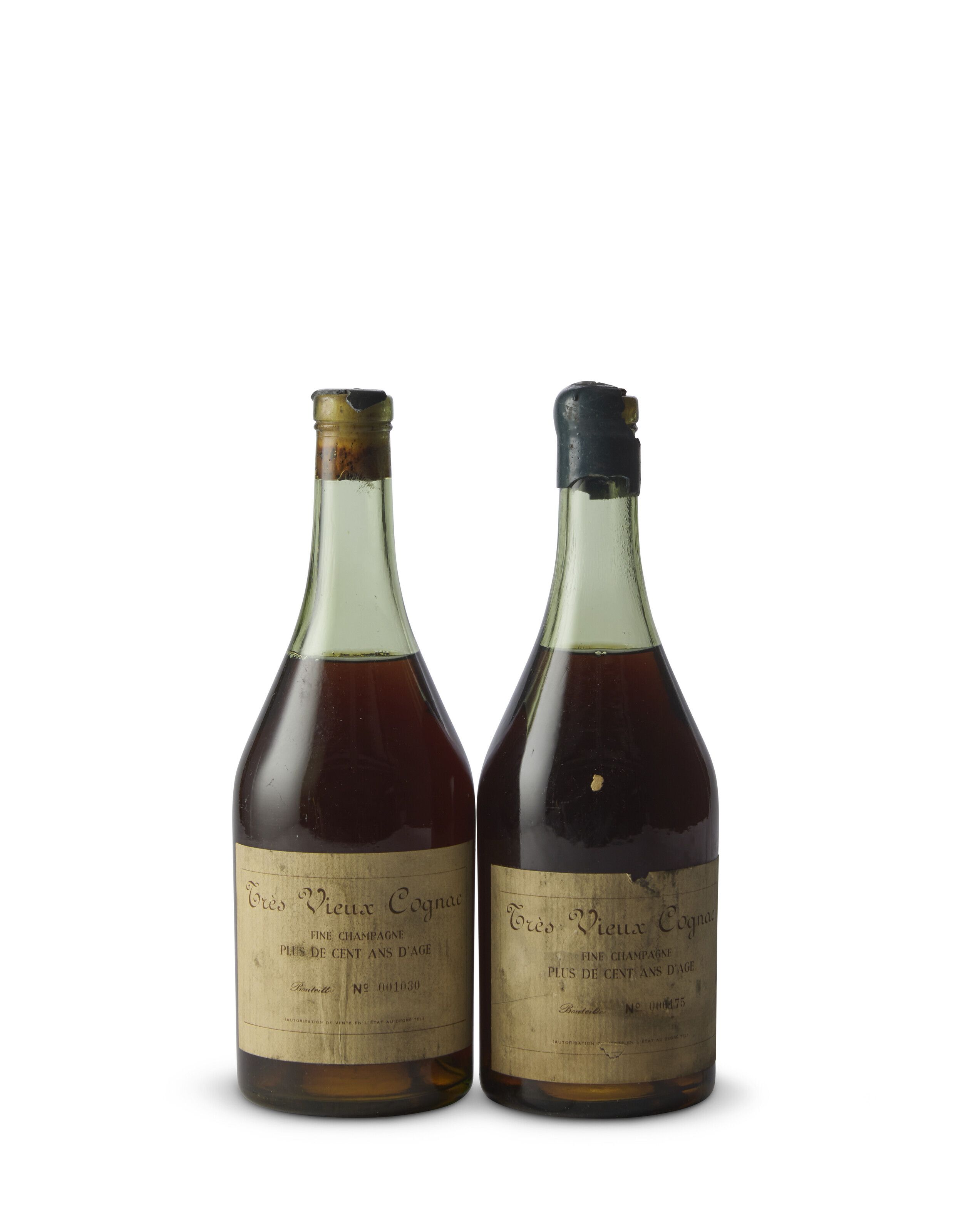 Très Vieux Cognac Fine Champagne "Plus de Cent Ans de Age ...