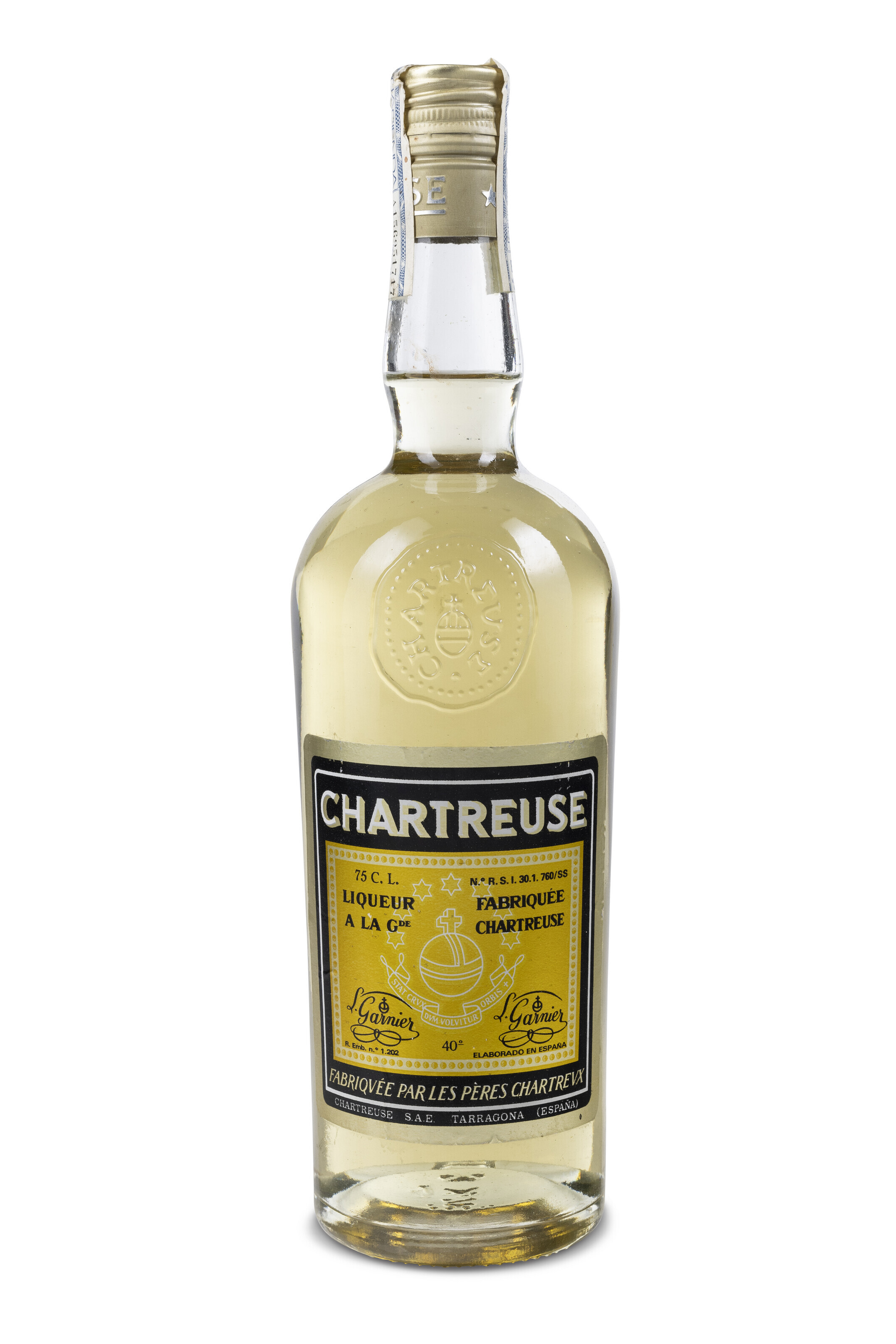 Chartreuse Jaune Tarragone 1965, ChartreuseIn original carton with ...