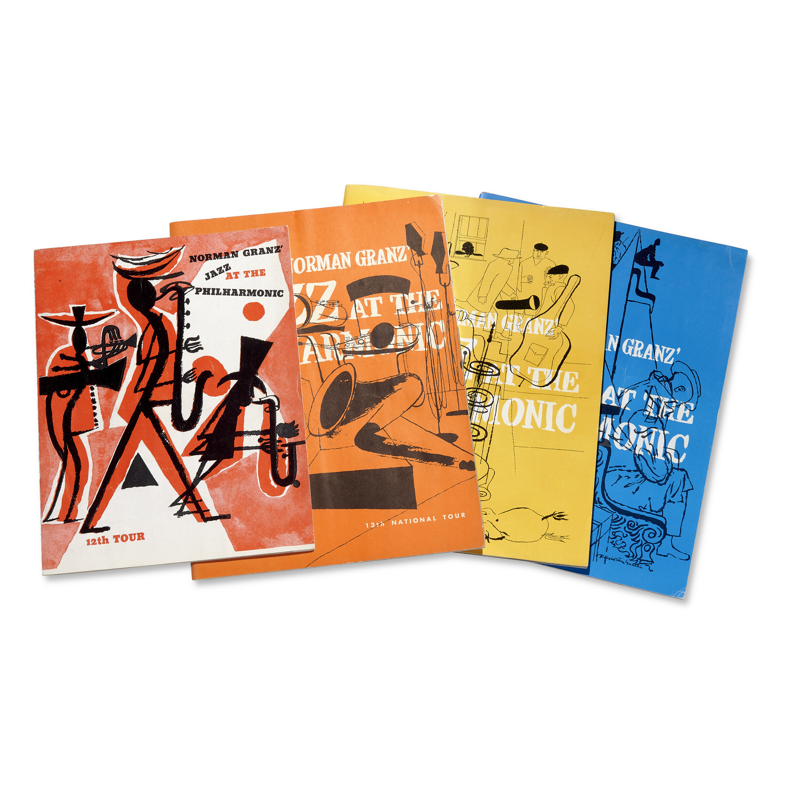 Jazz at the Philharmonic: 4 programmes, ELLA FITZGERALD, DIZZY ...