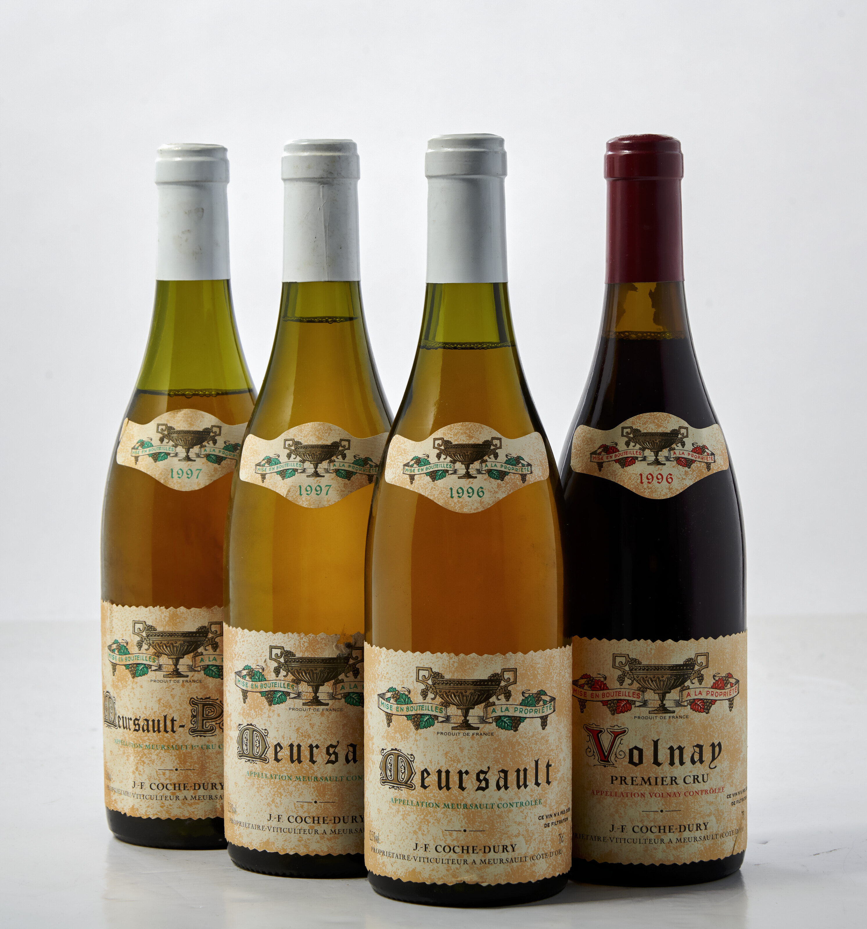 Mixed Coche-Dury 1996-1997, Coche-Dury,Meursault1996Good appearance ...